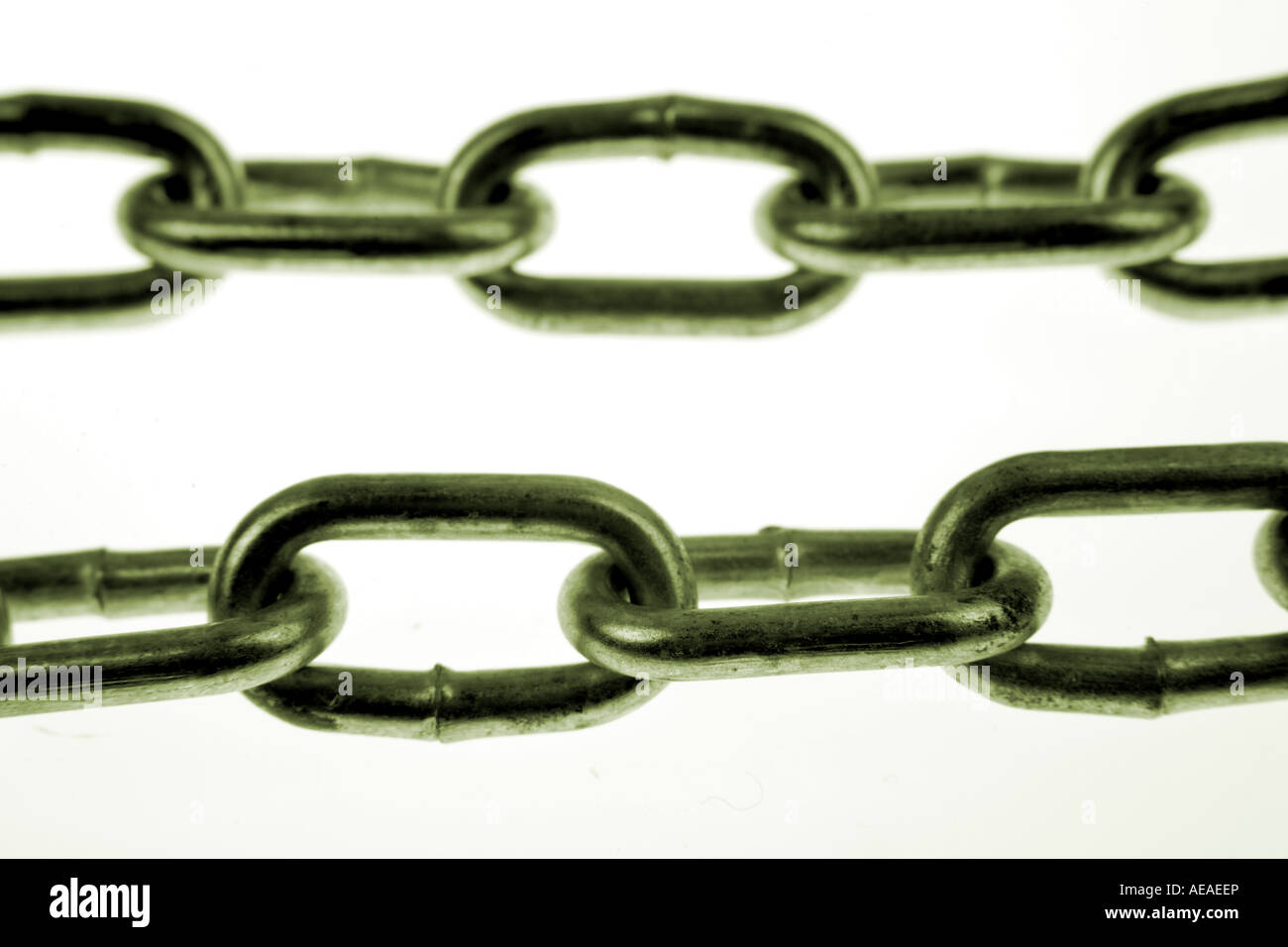 Chains on white background Stock Photo - Alamy