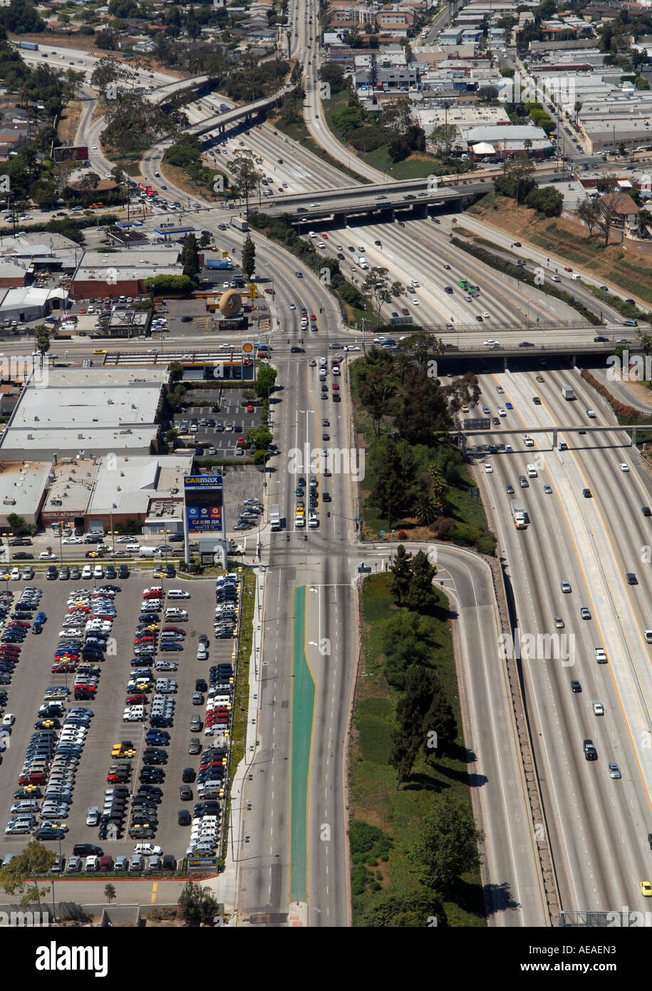 Traffic on freeway seen from hi-res stock photography and images - Alamy
