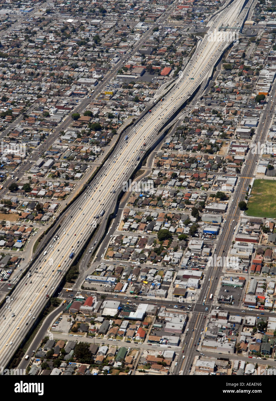 Traffic on freeway seen from hi-res stock photography and images - Alamy