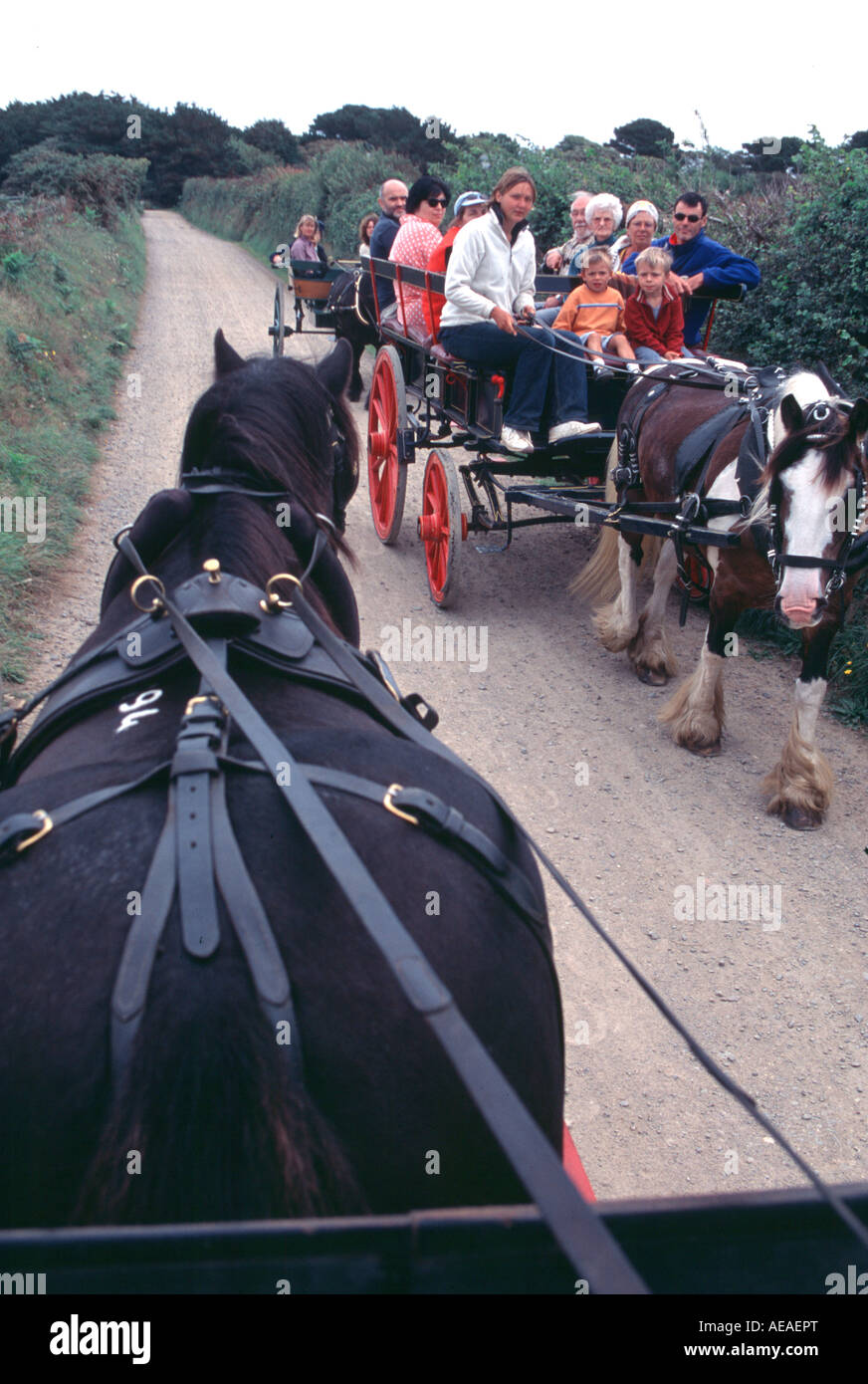 Horse carriage sark channel islands hi-res stock photography and images ...