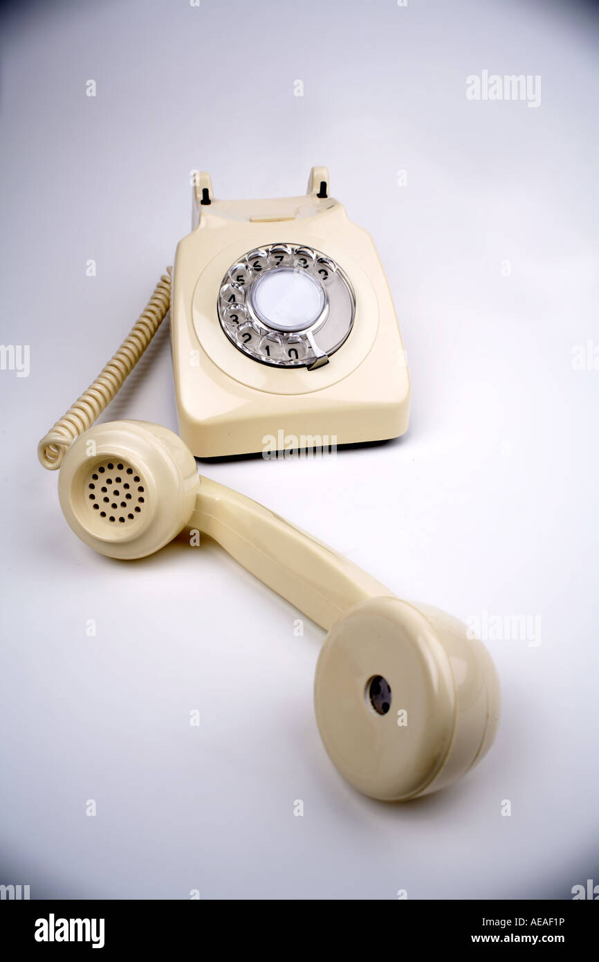 Telephone off the hook Stock Photo - Alamy
