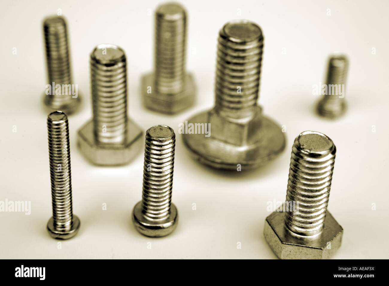 Varied screws bolts hi-res stock photography and images - Alamy