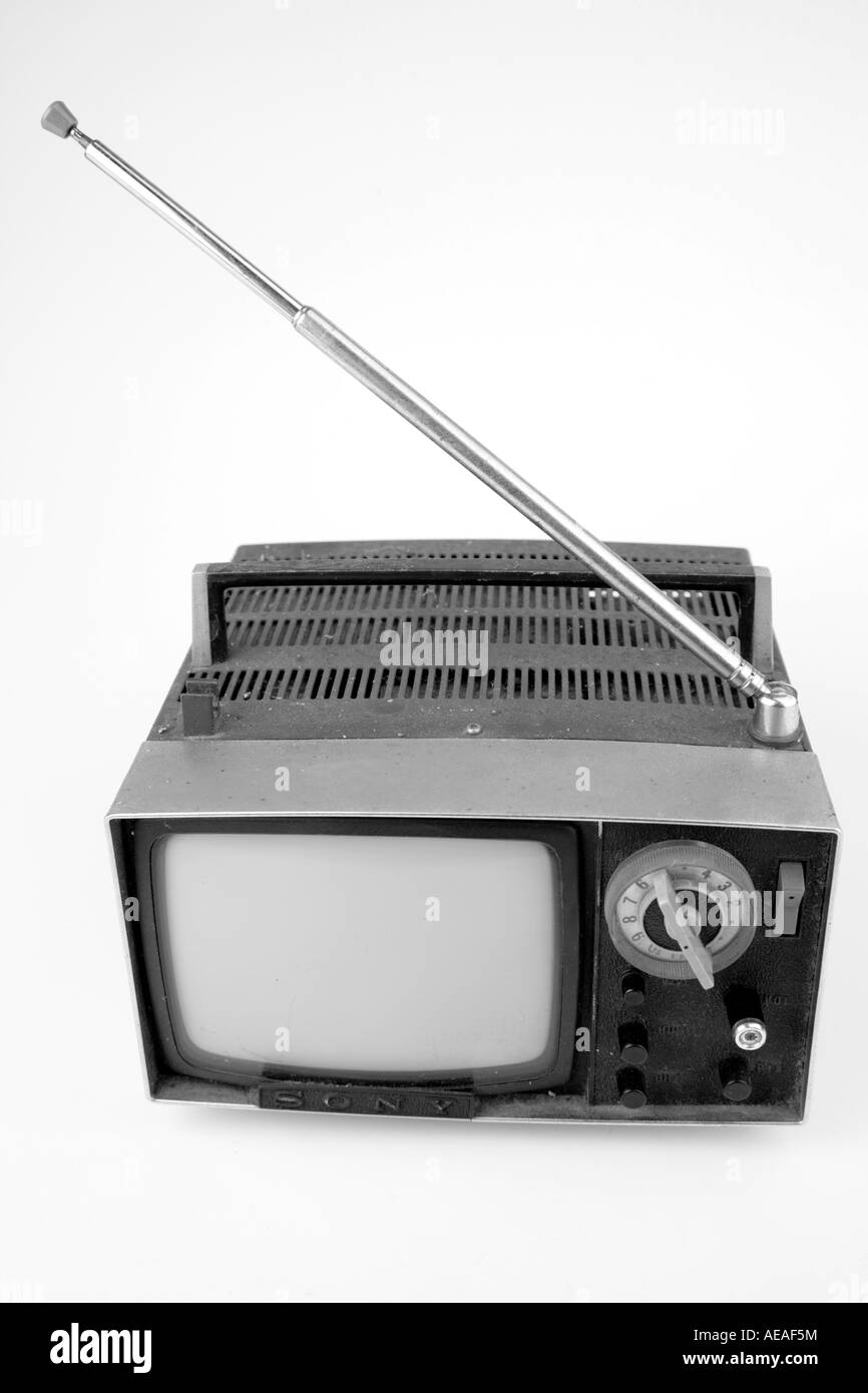 Old television set Stock Photo - Alamy