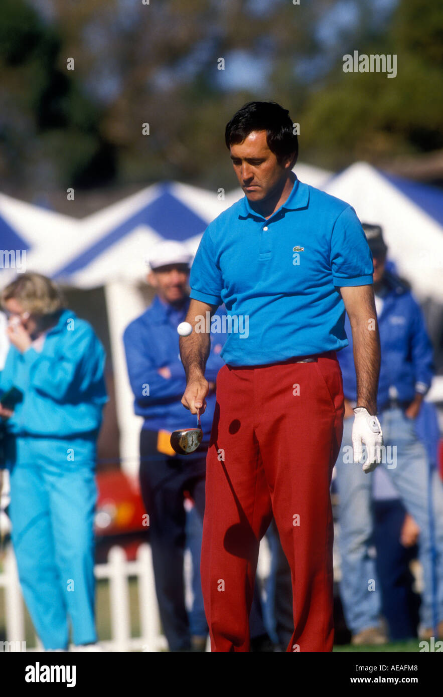 Seve Ballesteros competes in California golf tournament Stock Photo - Alamy
