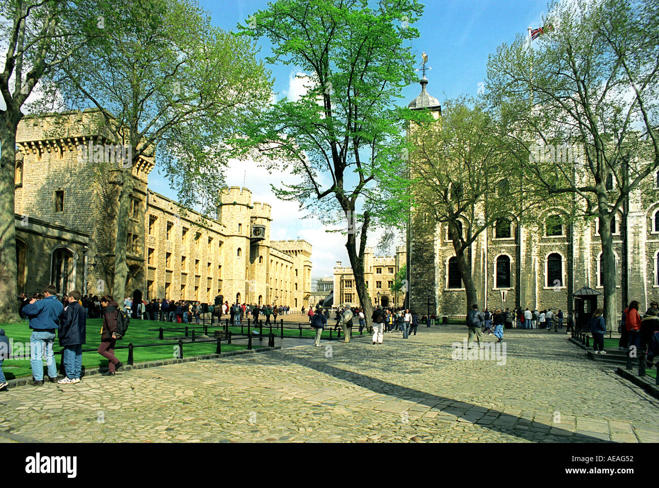 tower of london england uk interior square Stock Photo - Alamy