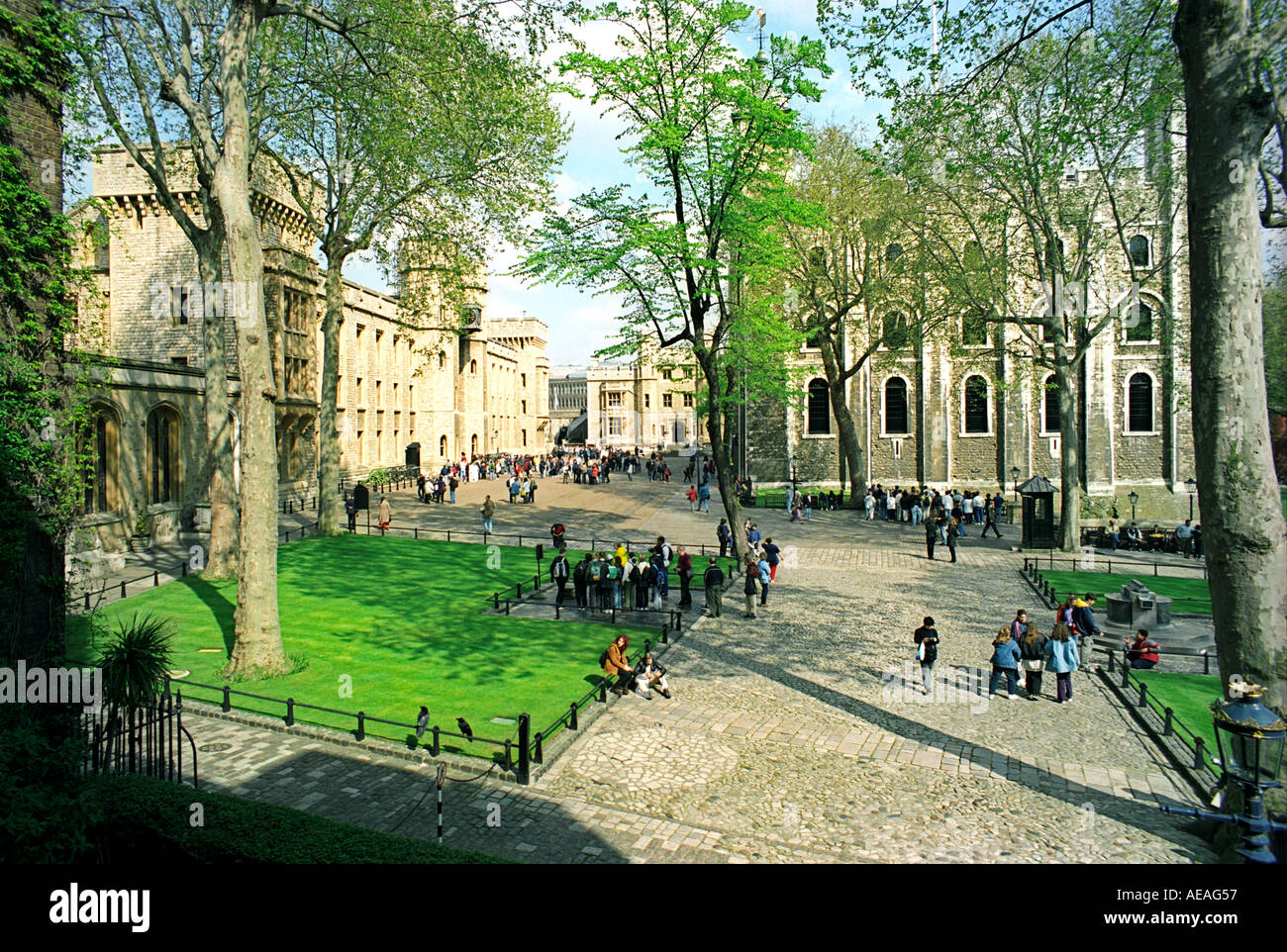 tower of london england uk interior square Stock Photo - Alamy