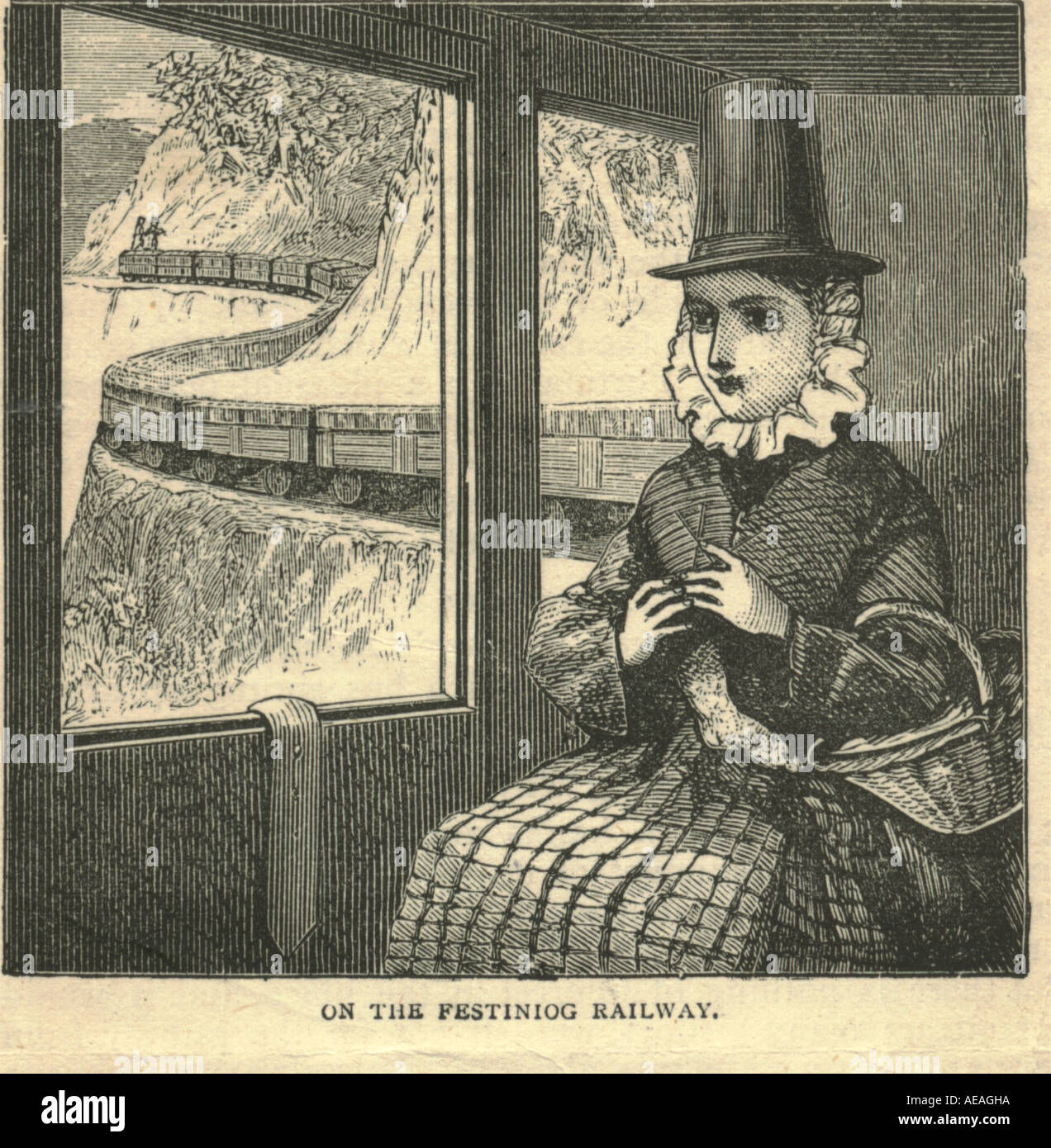 Woman railway traveller hi-res stock photography and images - Alamy