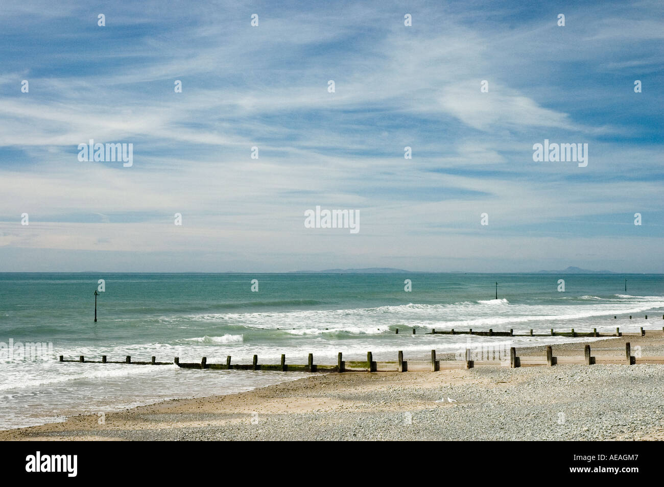 Tywyn Beach Gwynedd North Wales Stock Photo - Alamy