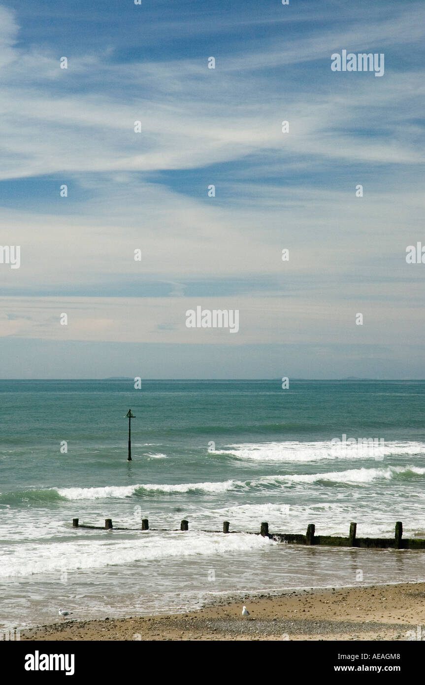 Tywyn Beach Gwynedd North Wales Stock Photo - Alamy