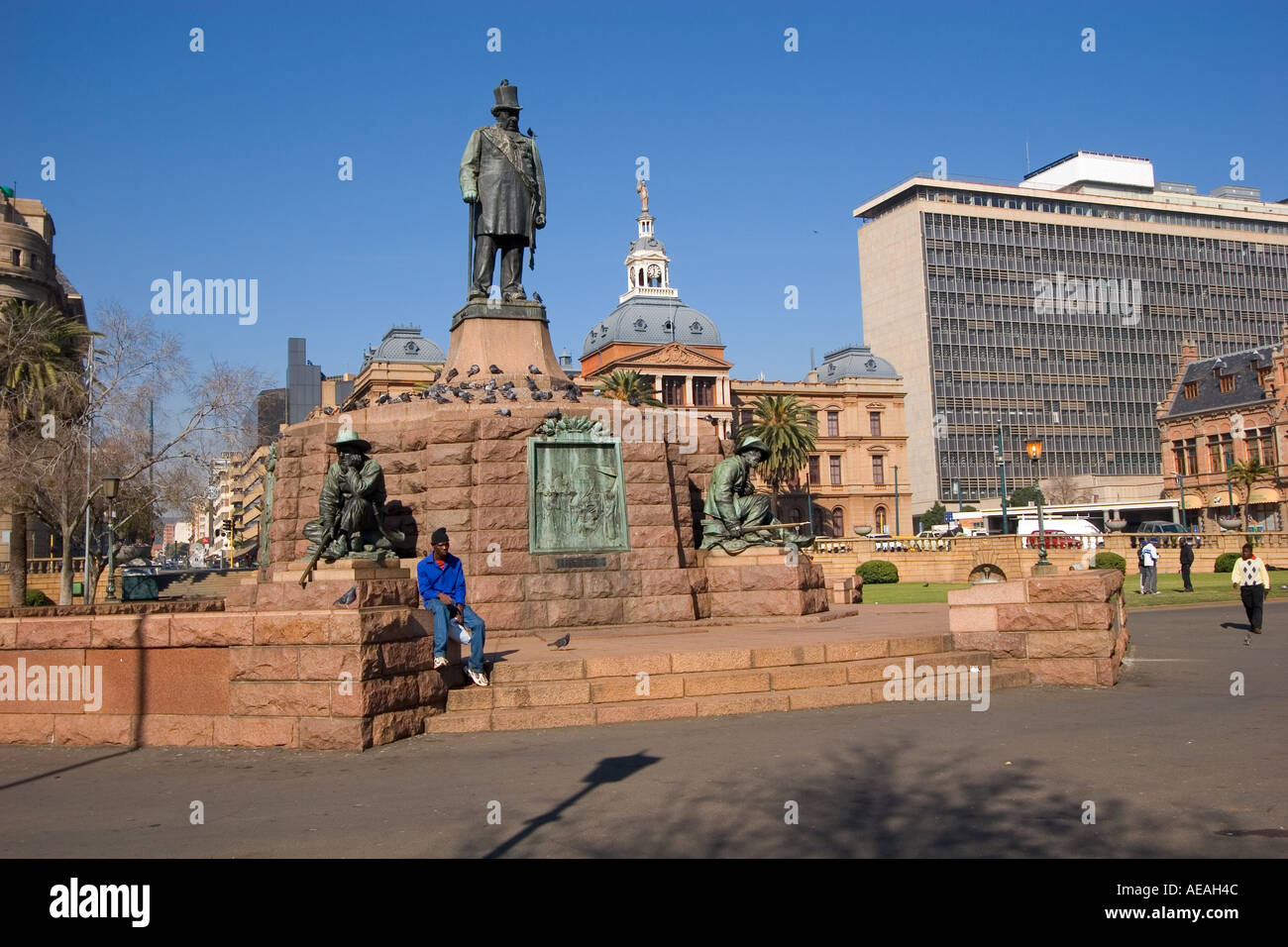 Pretoria City Church Square Stock Photo - Alamy