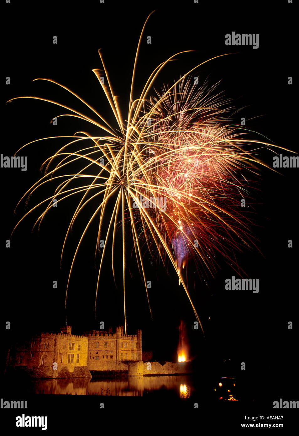 fireworks exploding in night sky fireworks pyrotechnics display ...
