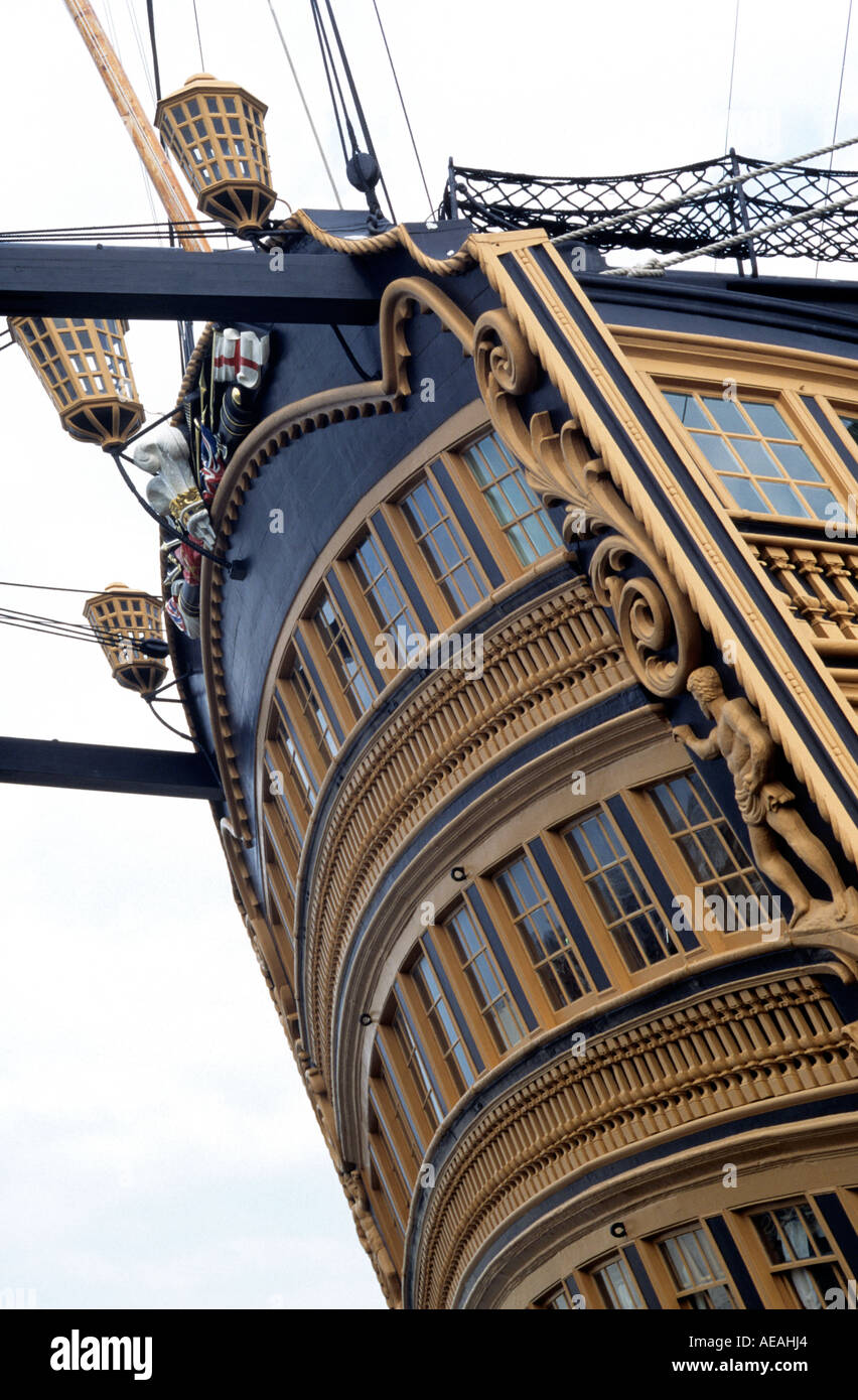 Nelson flagship stern hi-res stock photography and images - Alamy