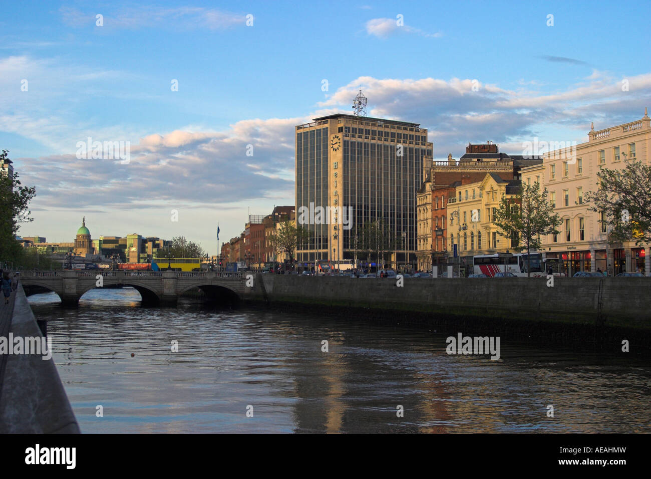 River Liffey Dublin County Dublin Ireland Stock Photo - Alamy
