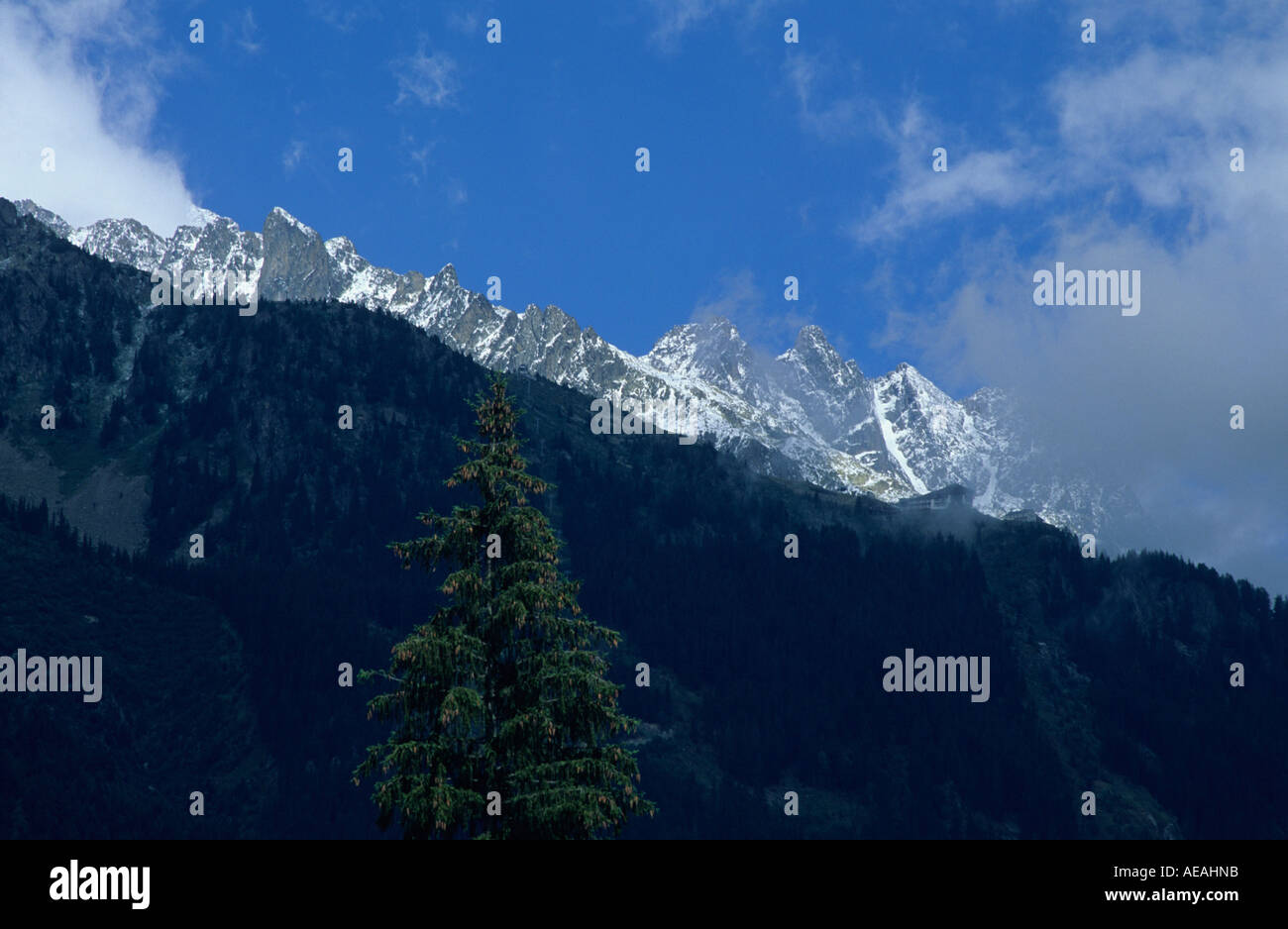 Chamonix skyline hi-res stock photography and images - Alamy