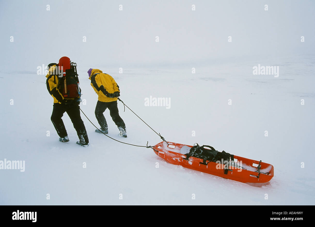 Rescue sled hi-res stock photography and images - Alamy