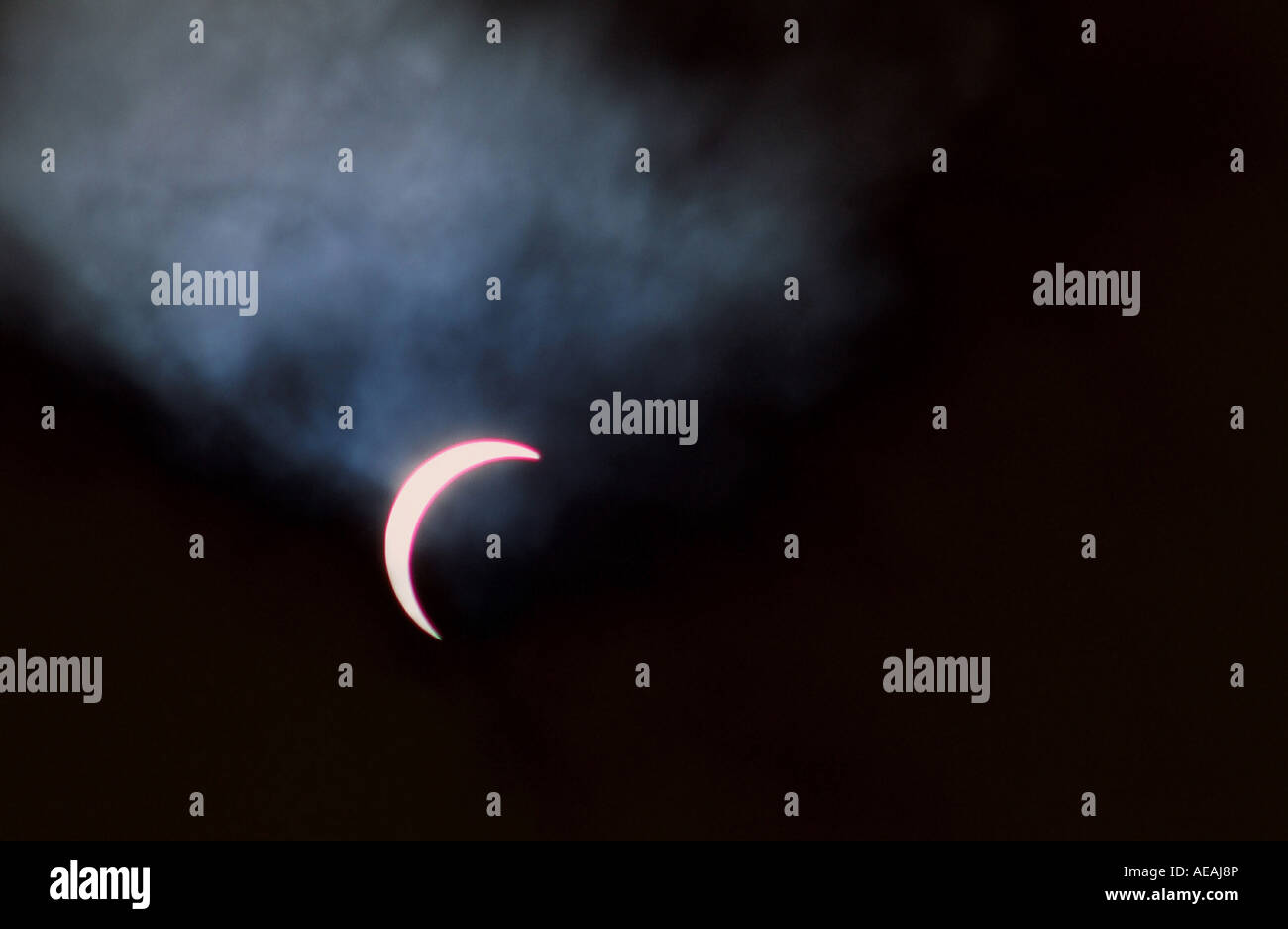 A partial eclipse of the sun, UK Stock Photo - Alamy