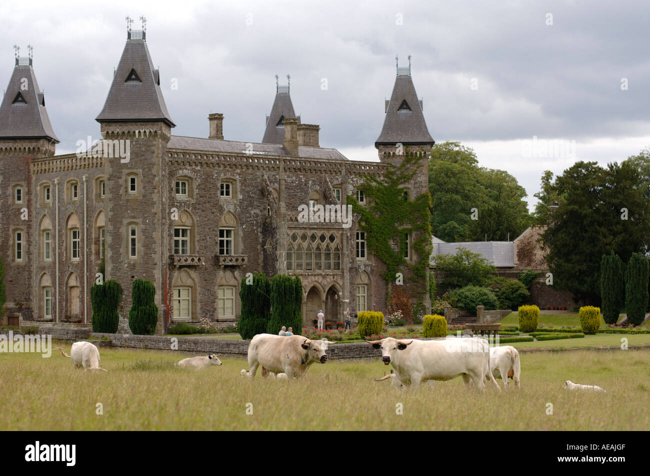 17th century Newton House, Dinefwr park and Castle Llandeilo ...