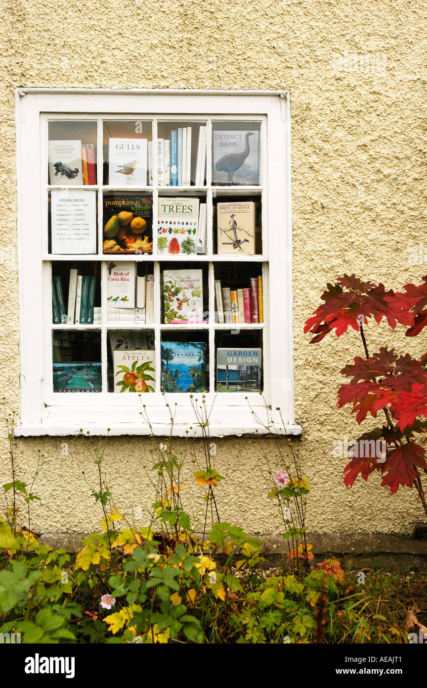 Books in the window of a bookshop in Hay on Wye , the second hand Book ...