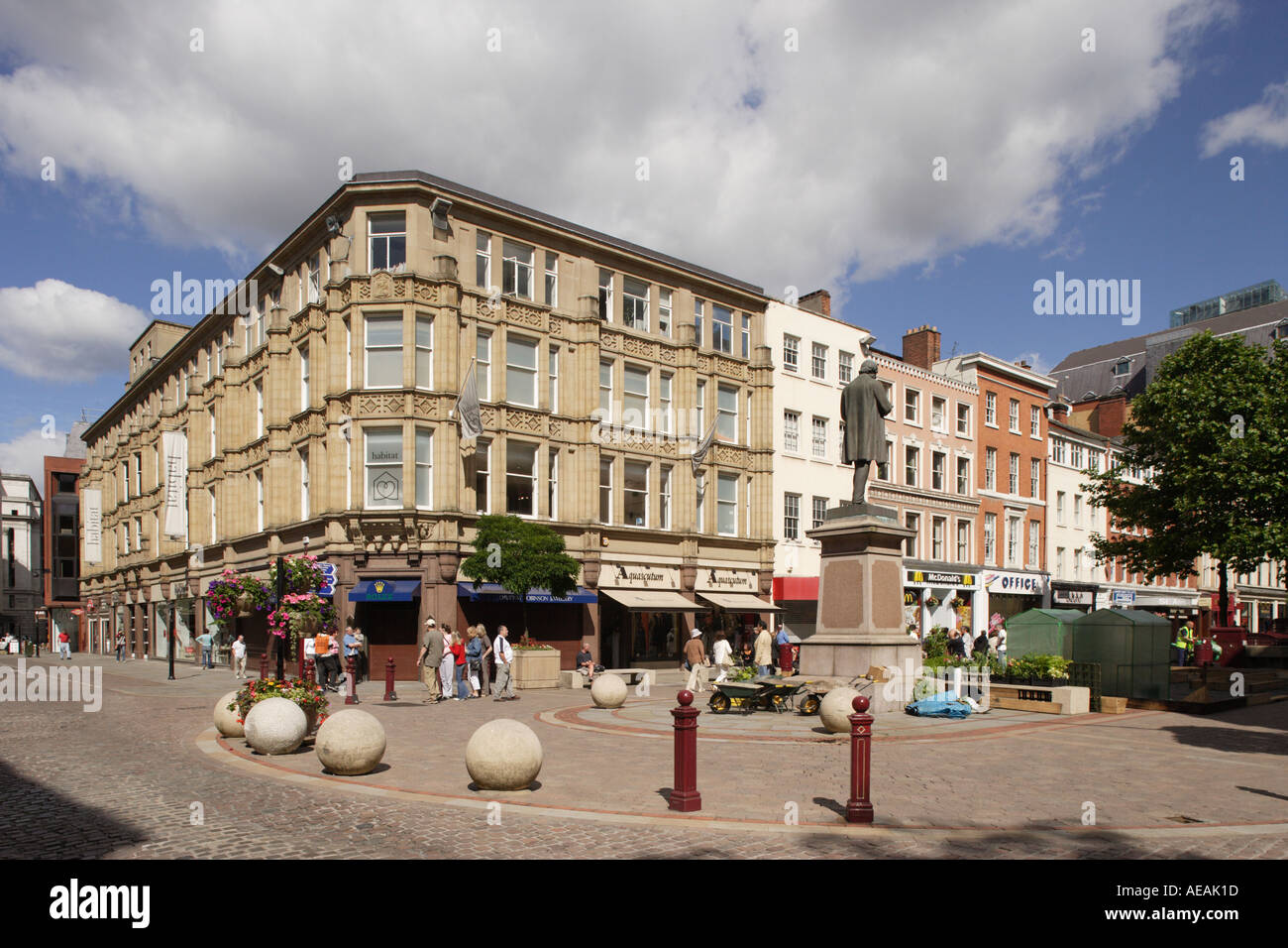 St Anne`s Square in Manchester UK Stock Photo - Alamy