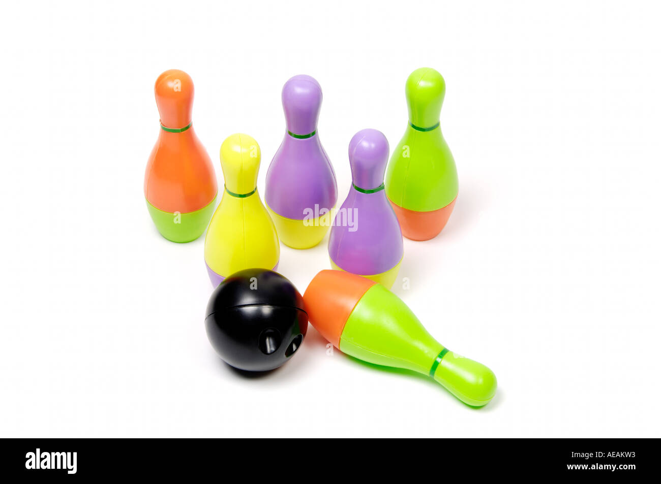 Nine pin skittles hi-res stock photography and images - Alamy