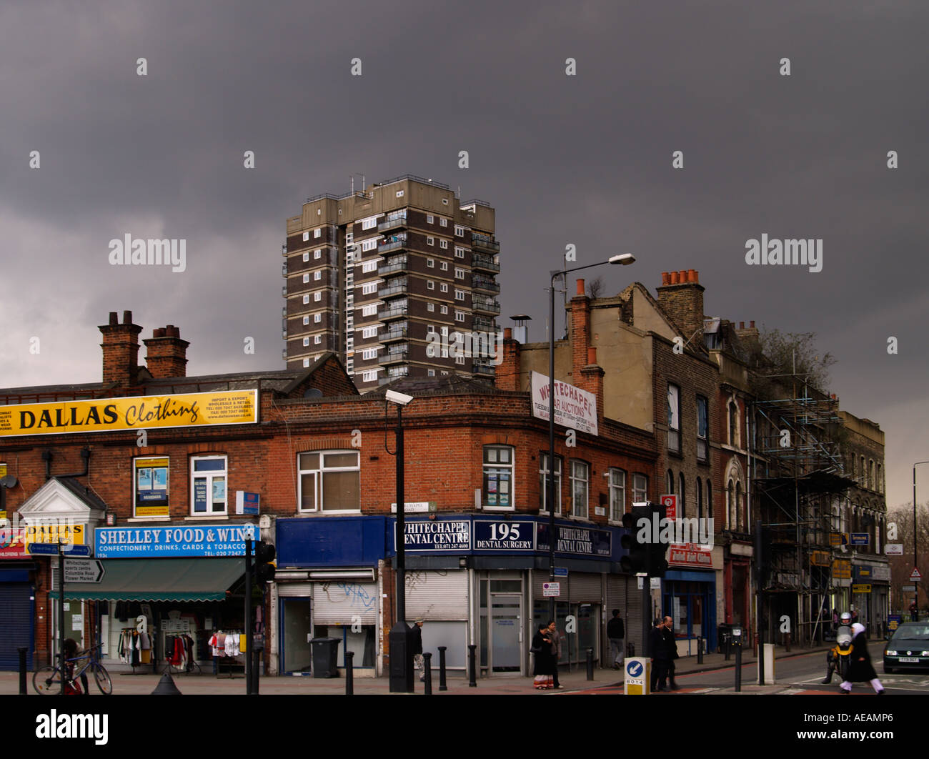 Whitechapel High Street Stock Photo - Alamy