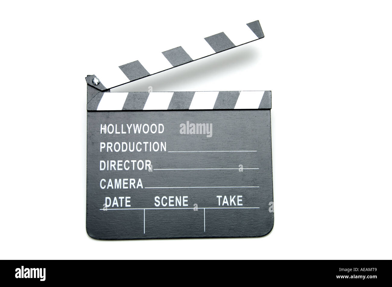Hollywood clapper board Stock Photo - Alamy