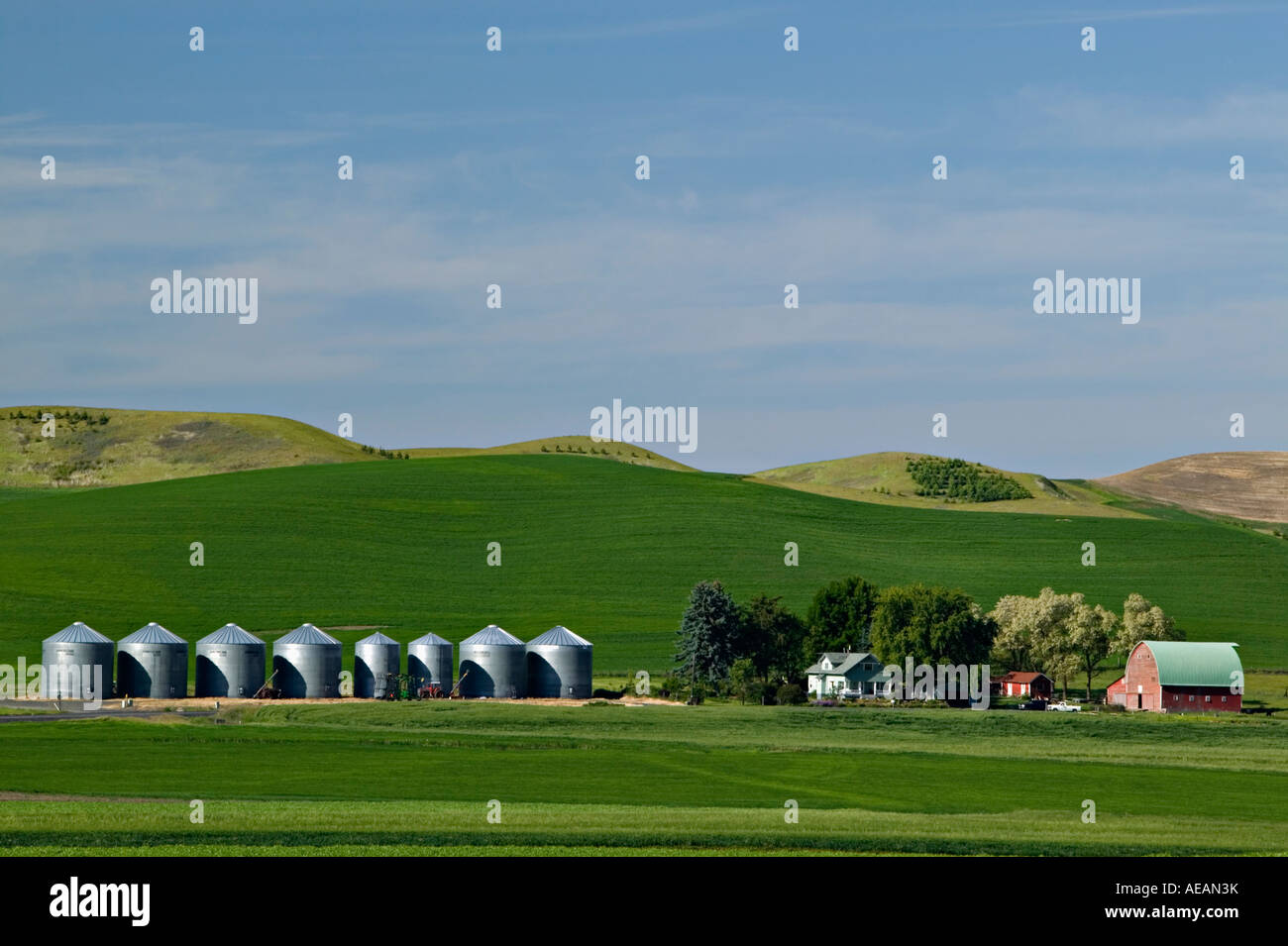 Farm and Fields Stock Photo - Alamy