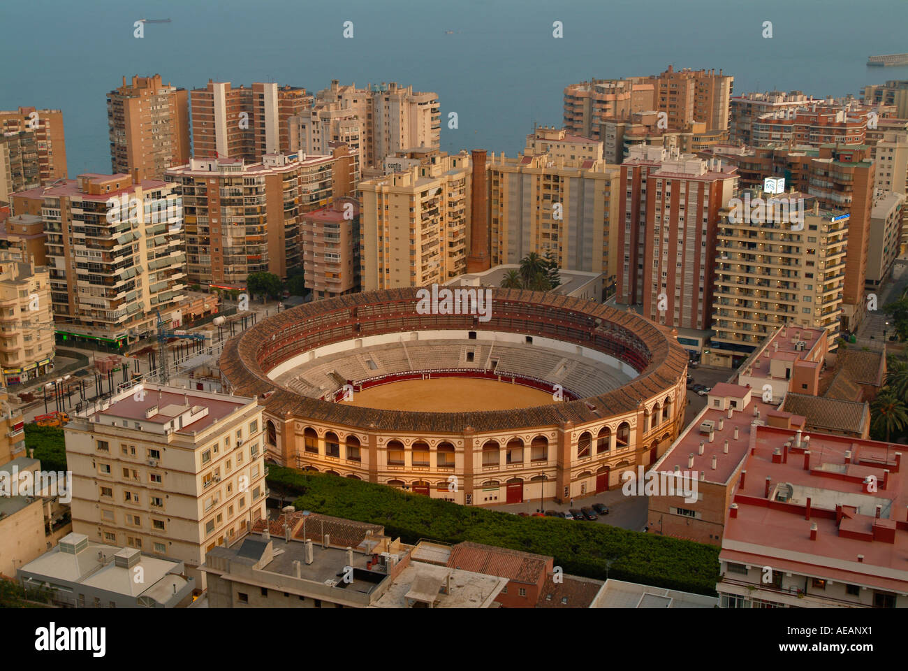 Malaga. Plaza de toros. La Malagueta. Bullfight ring. Stierkampfarena ...