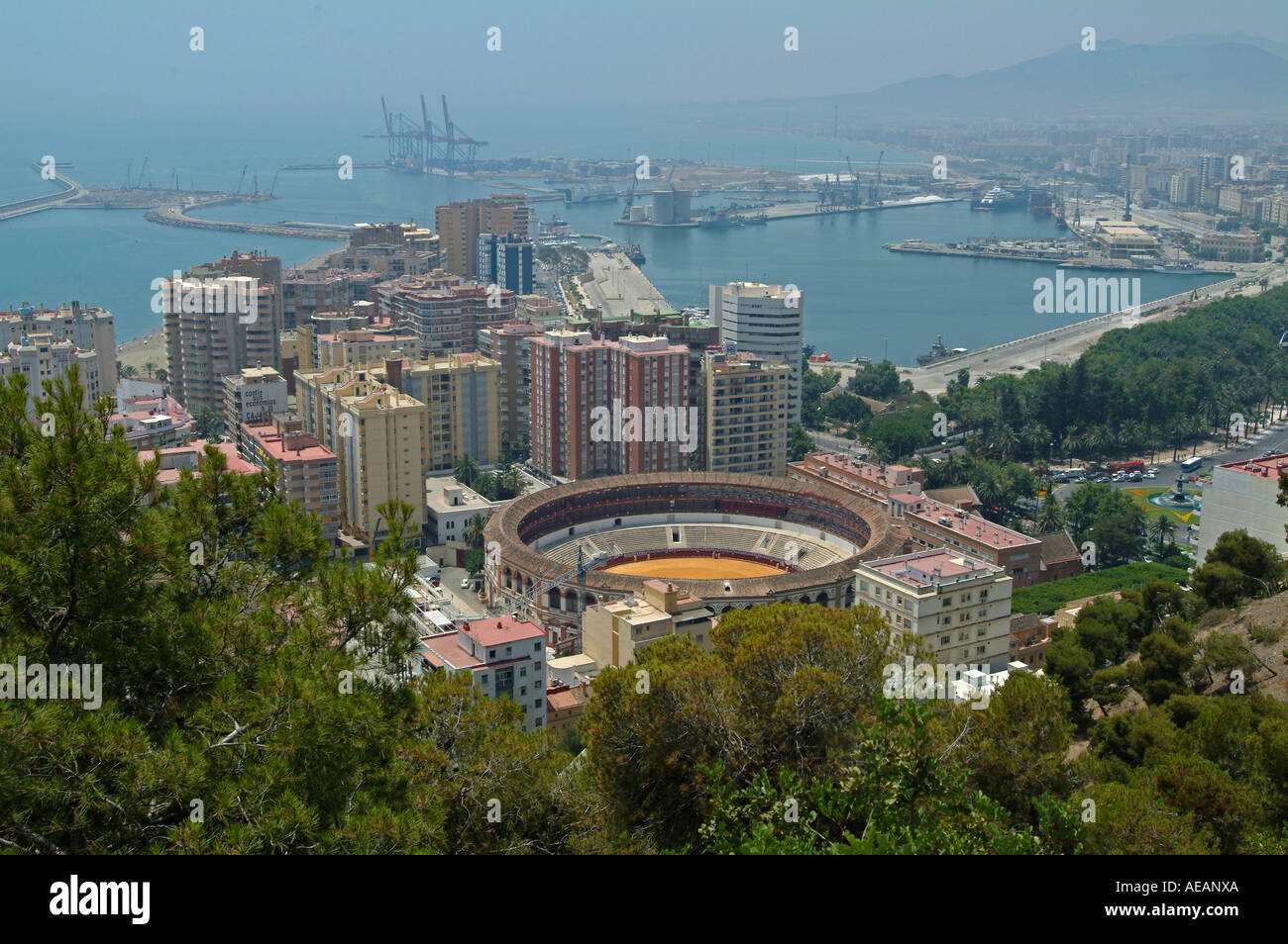 Malaga. Plaza de toros. La Malagueta. Bullfight ring. Stierkampfarena ...