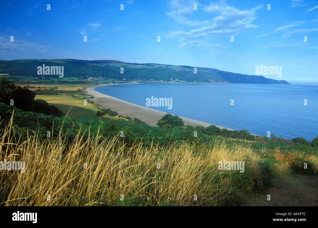 Porlock bay Exmoor Devon England UK Stock Photo - Alamy