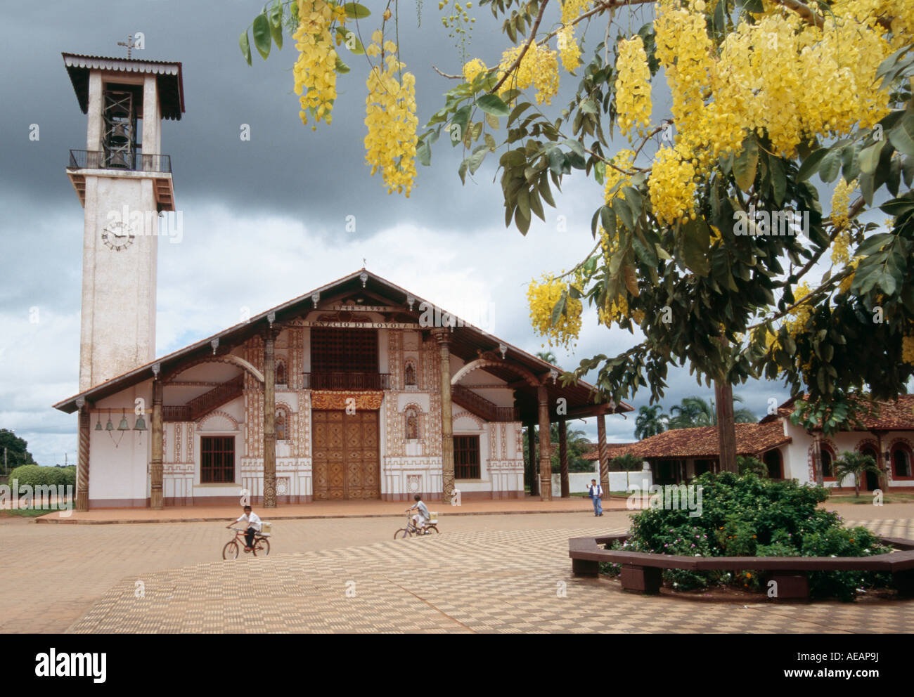 Jesuit Mission - San Ignacio de Velasco BOLIVIA Stock Photo - Alamy