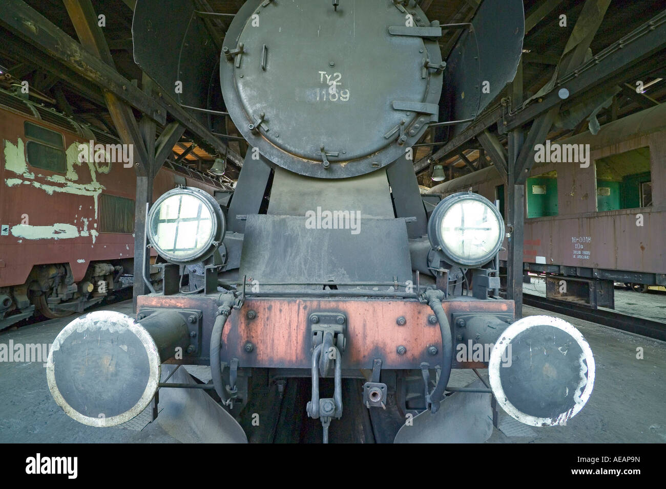 Steam engine locomotive Ty 2 Stock Photo - Alamy