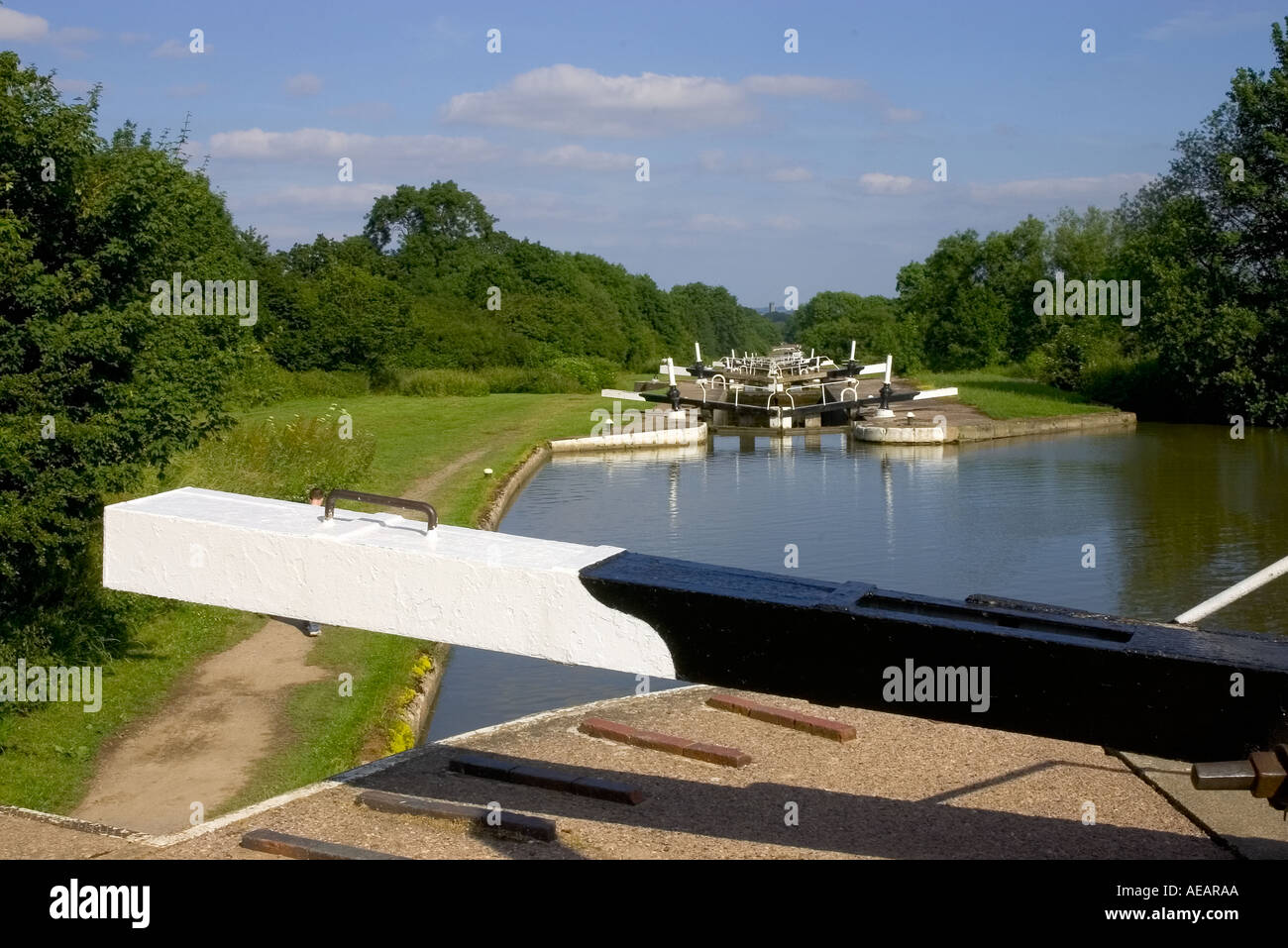 england midlands warwickshire the grand union canal hatton flight of ...