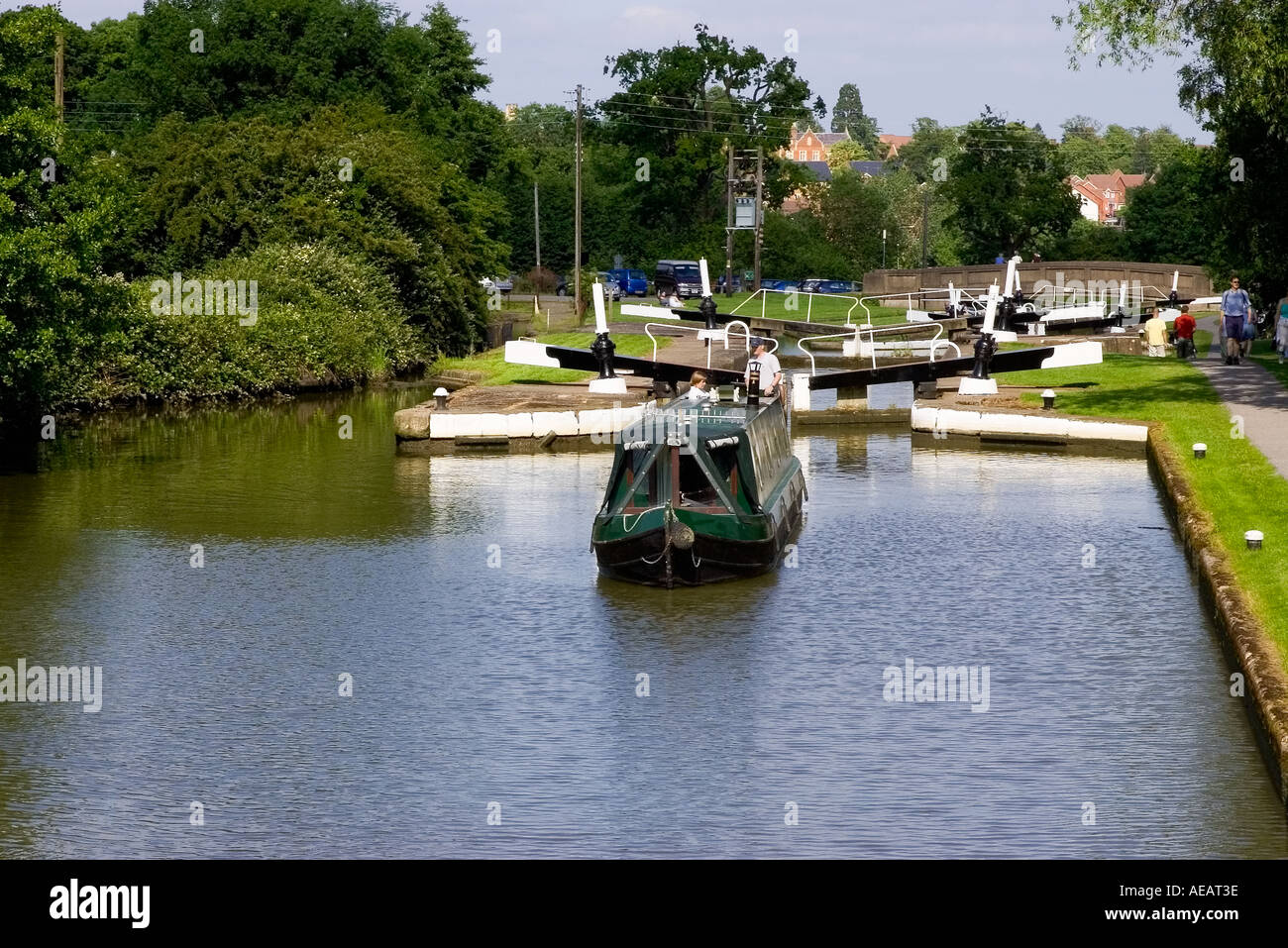 england midlands warwickshire the grand union canal hatton flight of ...