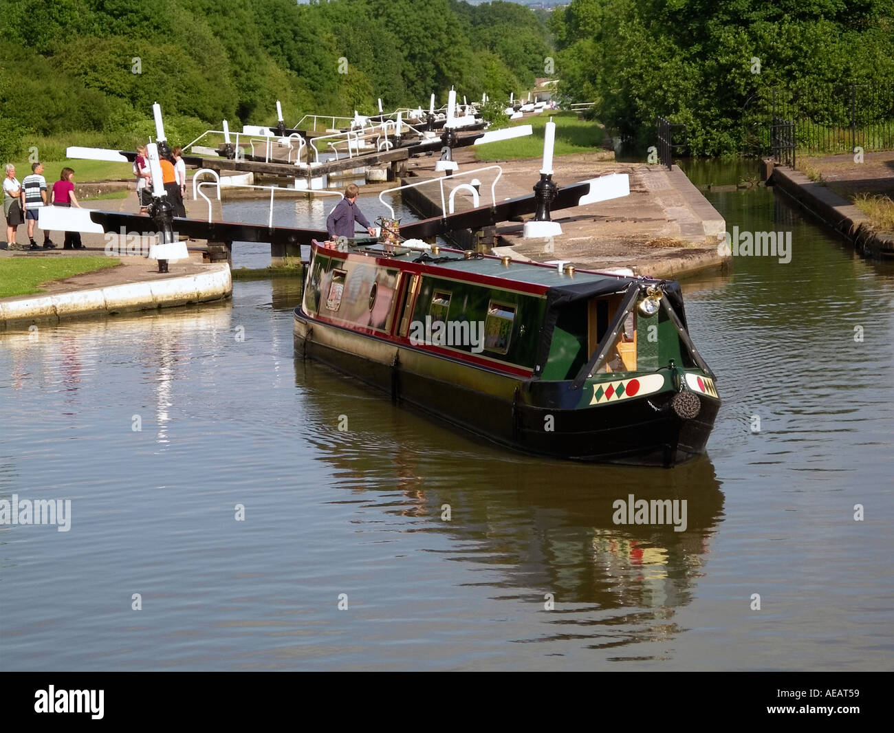england midlands warwickshire the grand union canal hatton flight of ...