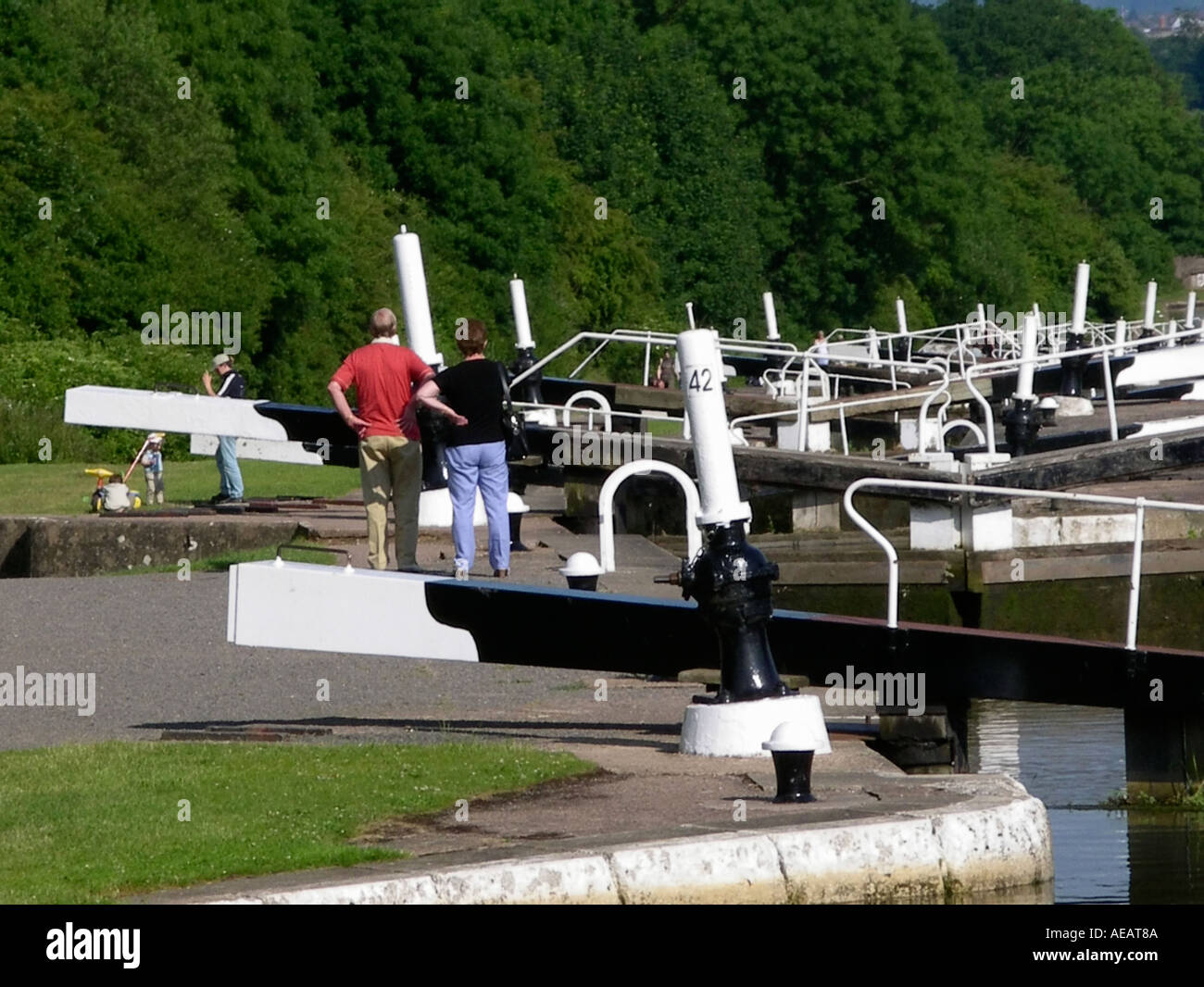 england midlands warwickshire the grand union canal hatton flight of ...