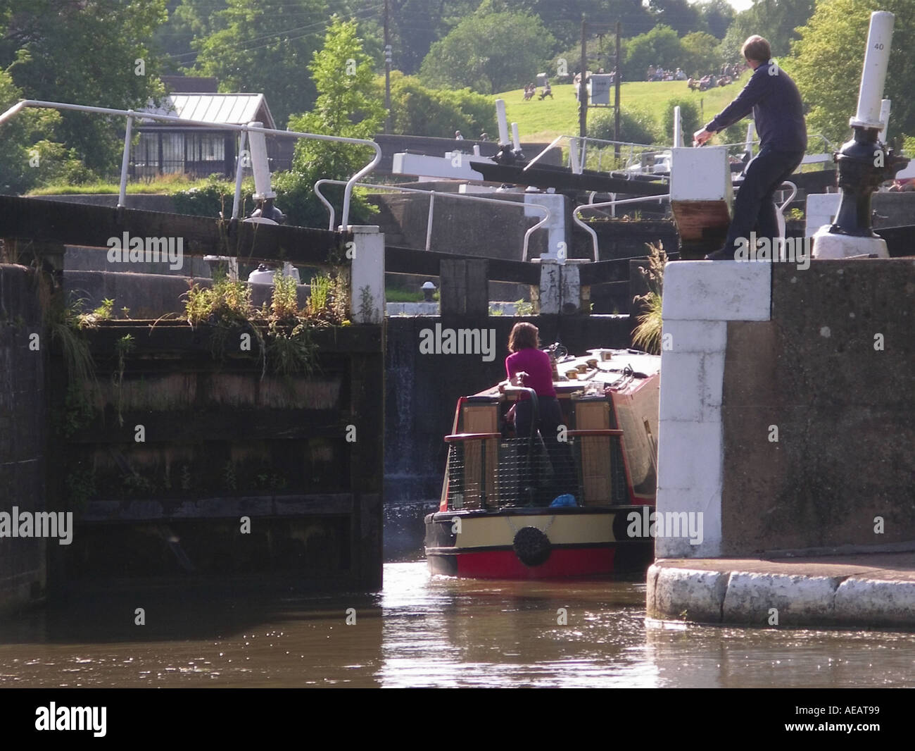 england midlands warwickshire the grand union canal hatton flight of ...