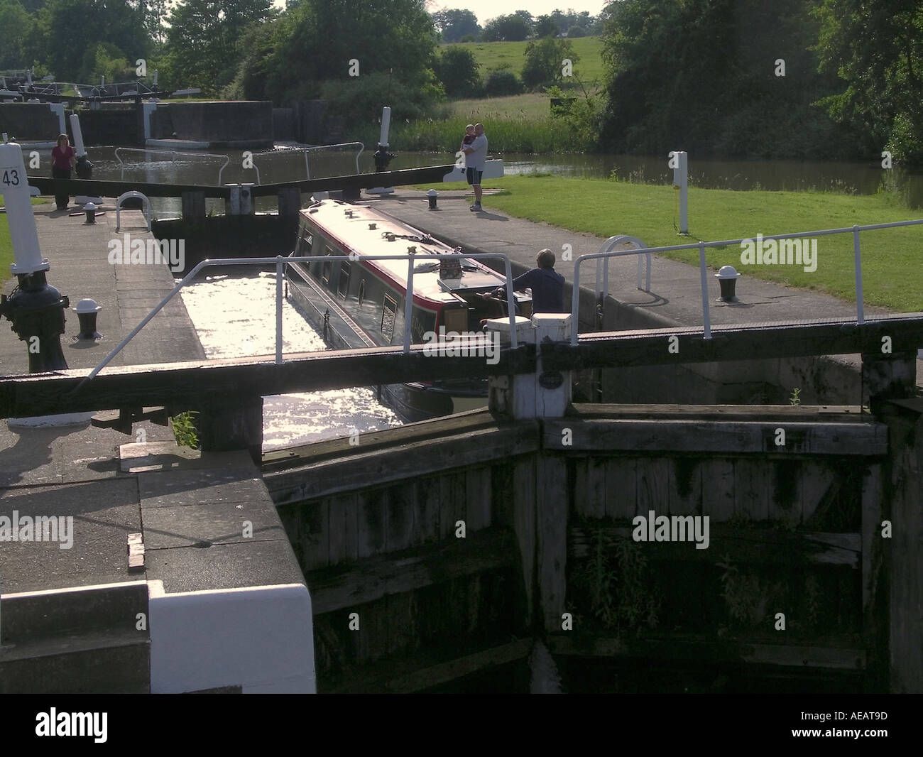 england midlands warwickshire the grand union canal hatton flight of ...
