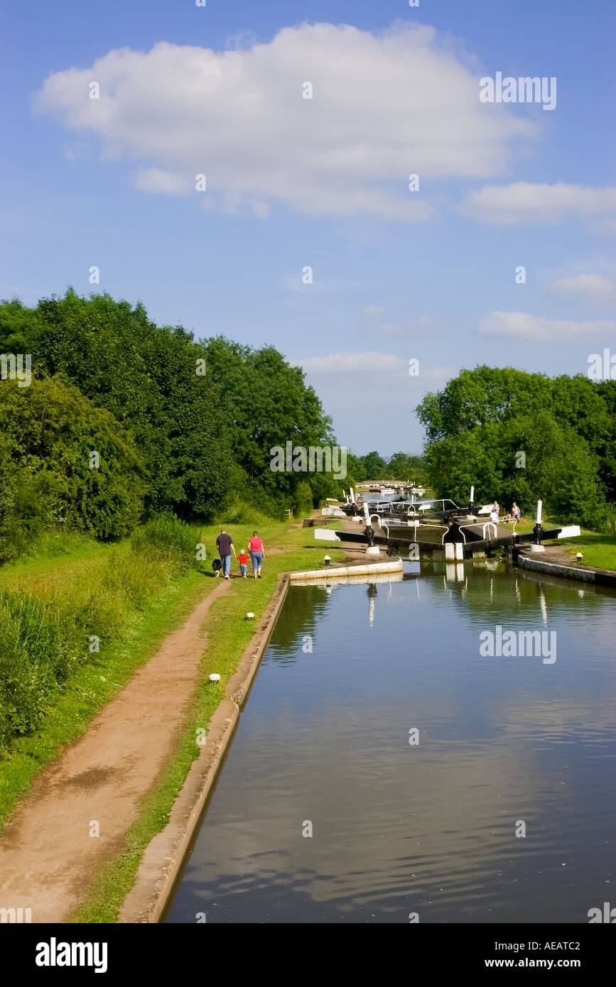 england midlands warwickshire the grand union canal hatton flight of ...
