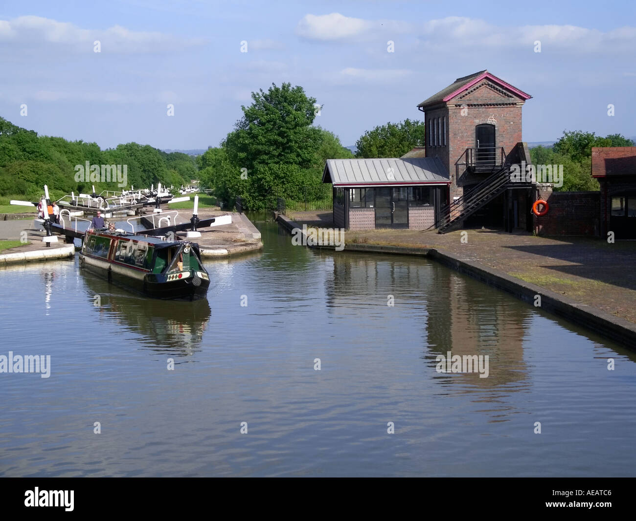 england midlands warwickshire the grand union canal hatton flight of ...