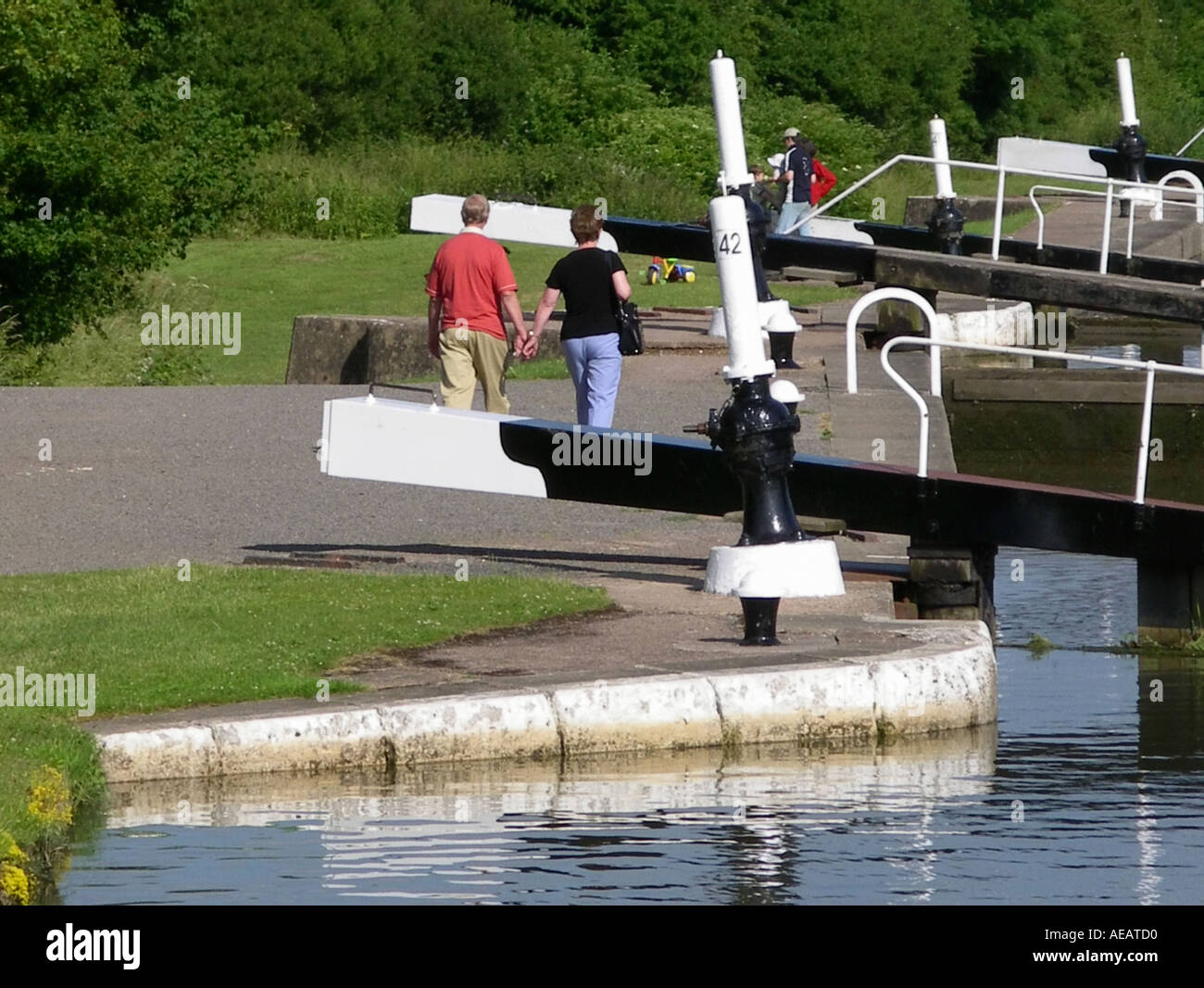 england midlands warwickshire the grand union canal hatton flight of ...