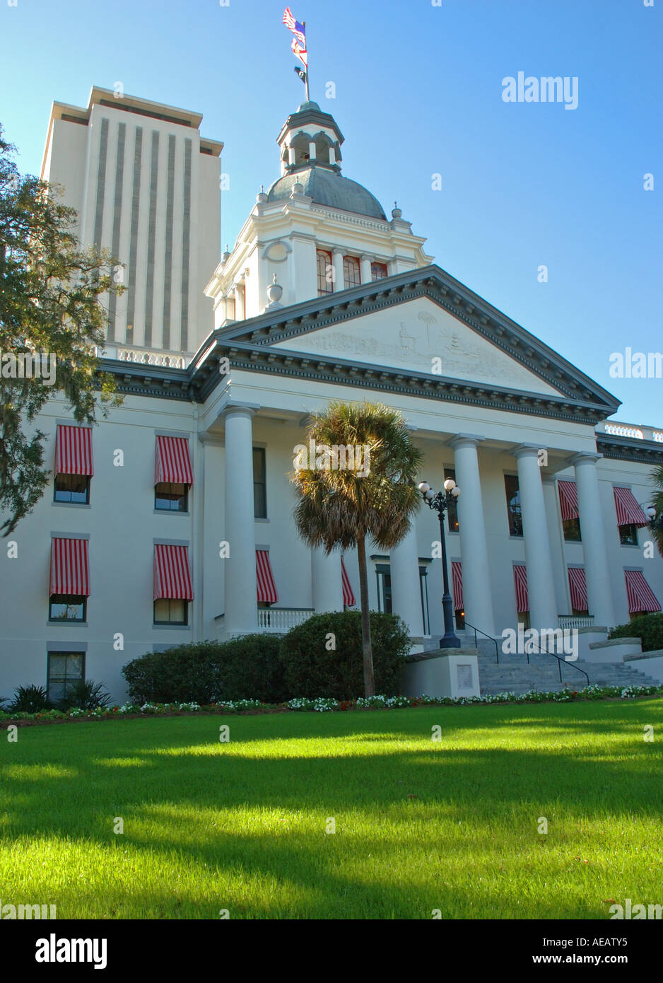 Historic and new state capitols, Tallahassee, Florida, USA Stock Photo ...
