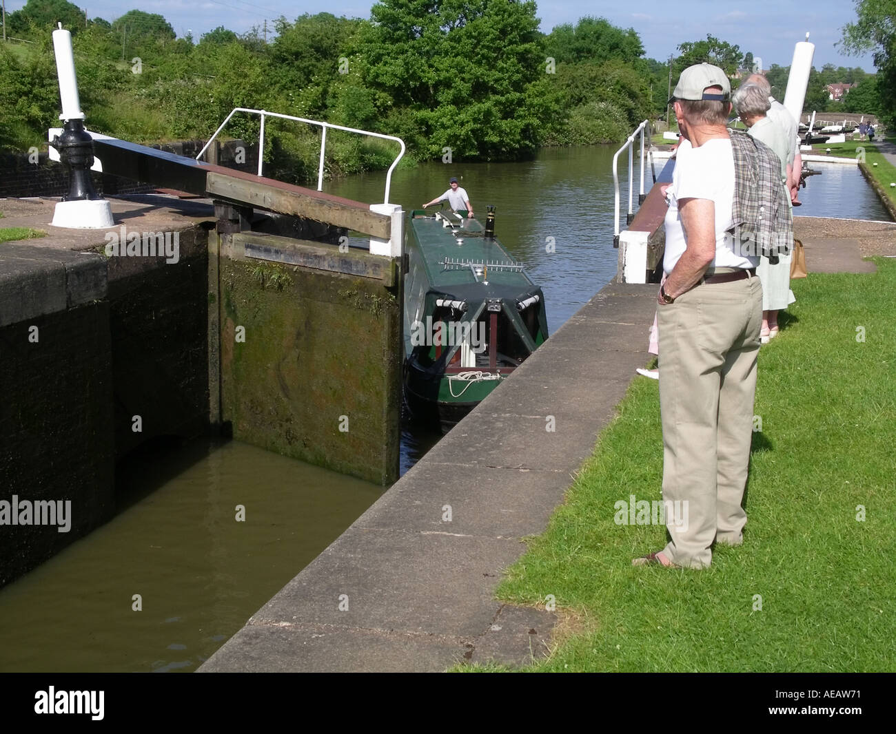 england midlands warwickshire the grand union canal hatton flight of ...