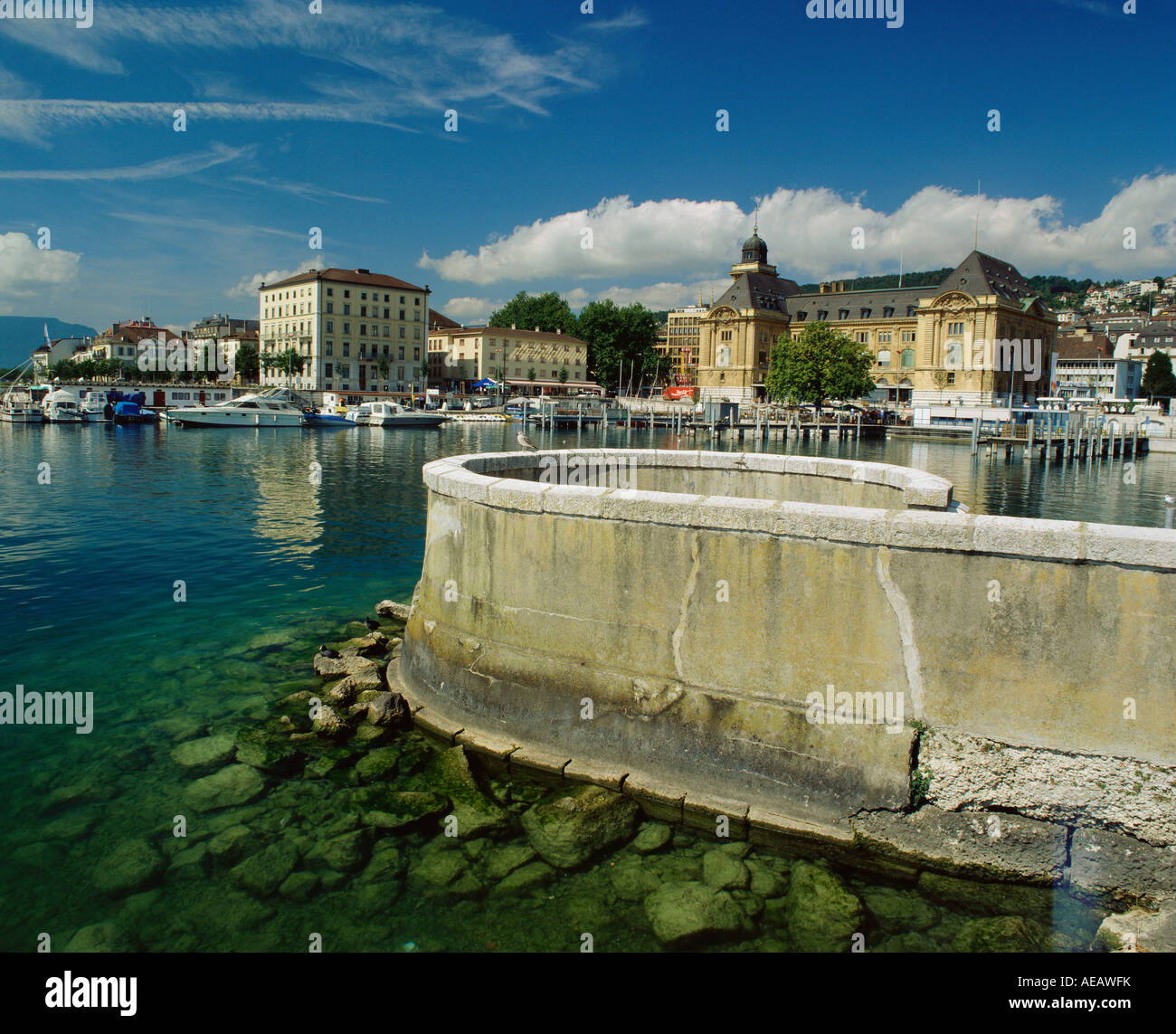 Neuchatel harbor hi-res stock photography and images - Alamy