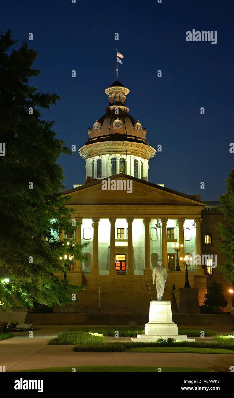 South Carolina State House, Columbia, South Carolina, USA, statue of ...