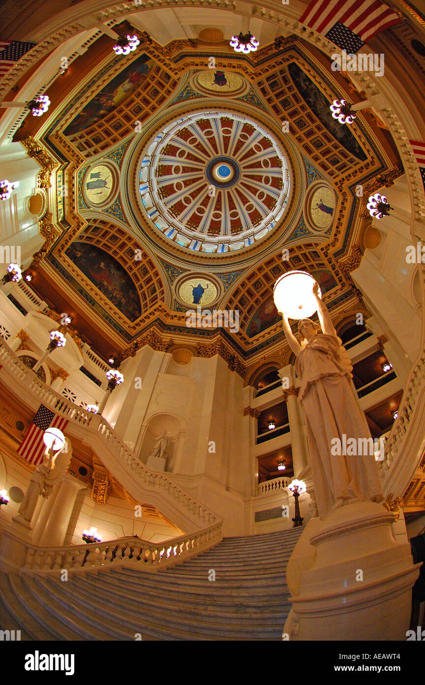 Pennsylvania Capitol Harrisburg Interior High Resolution Stock ...