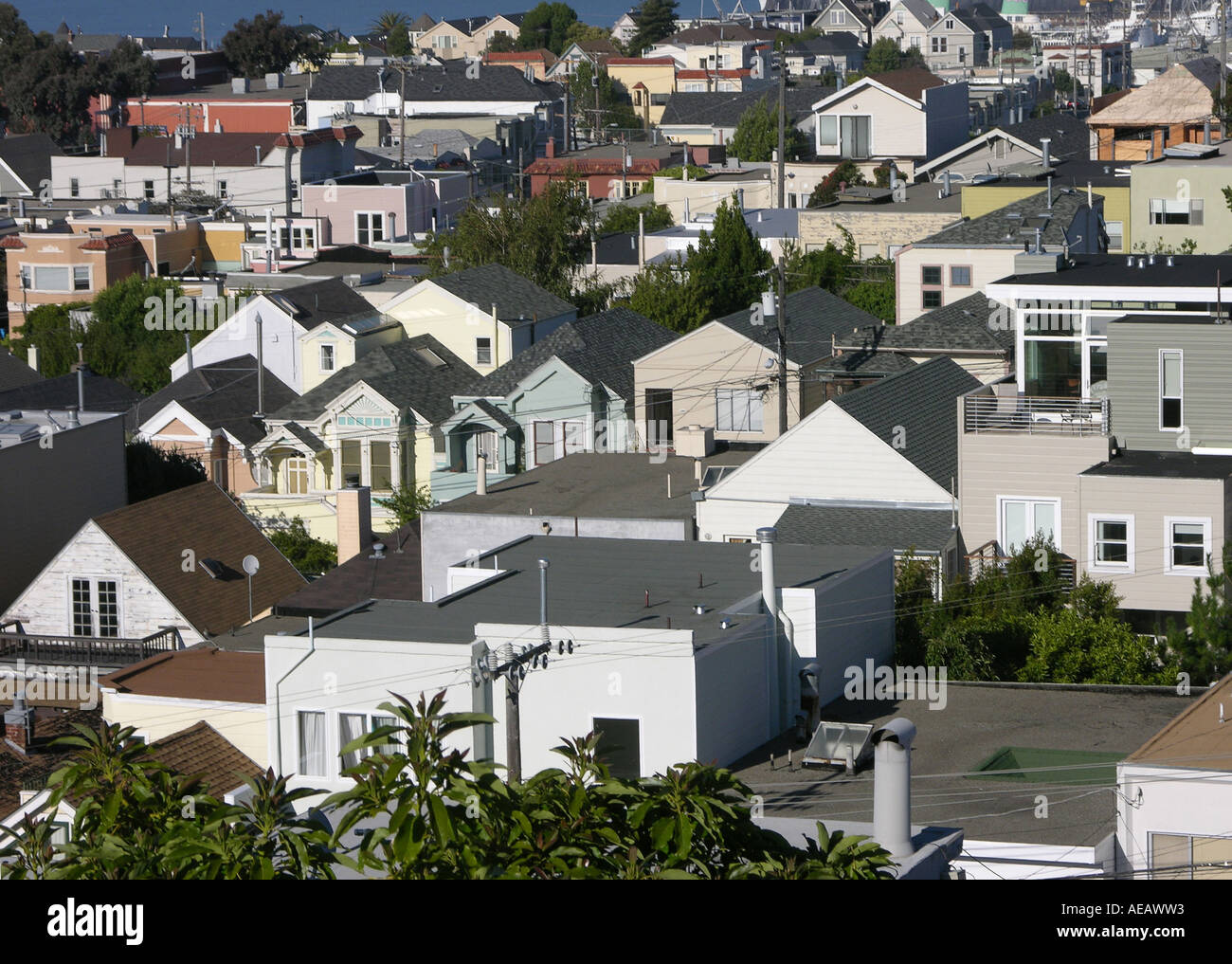 Potrero hill san francisco hi-res stock photography and images - Alamy
