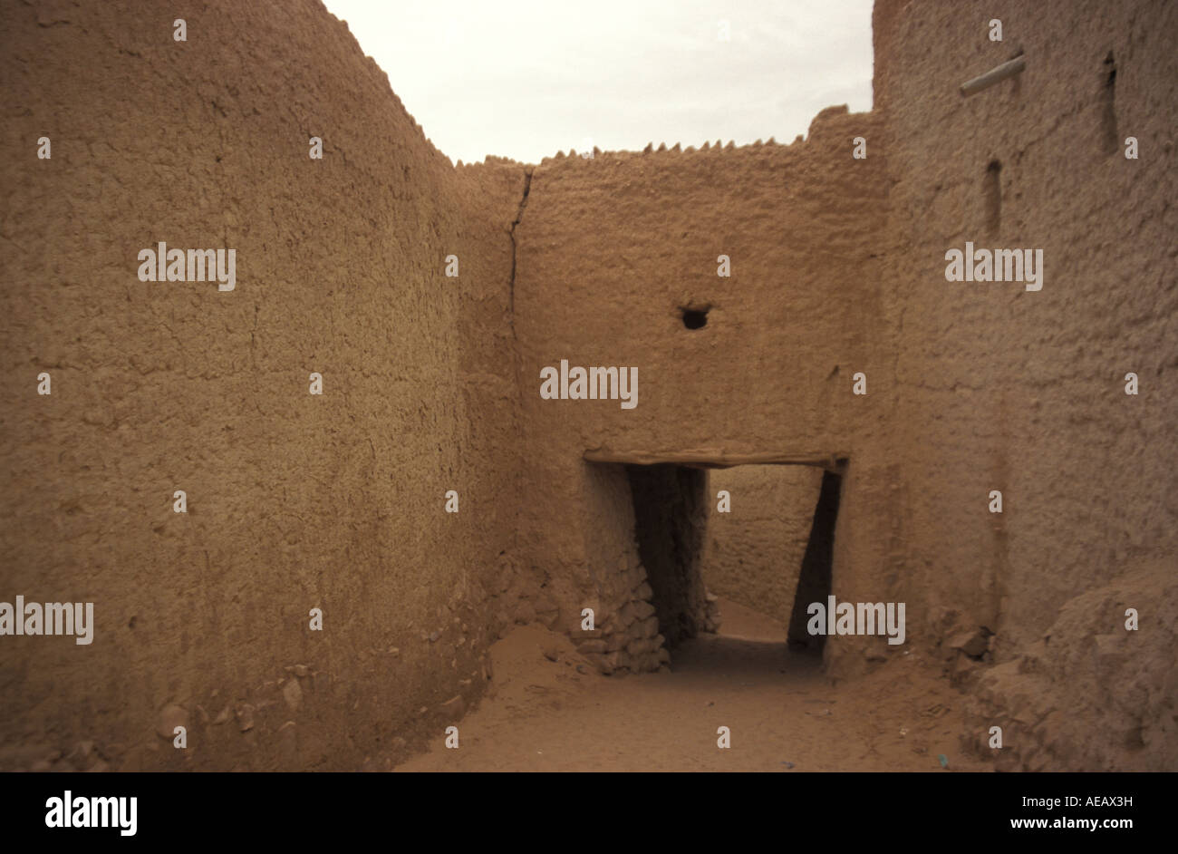Town of Ghat Tadrart Acacus Sahara Lybia Stock Photo - Alamy