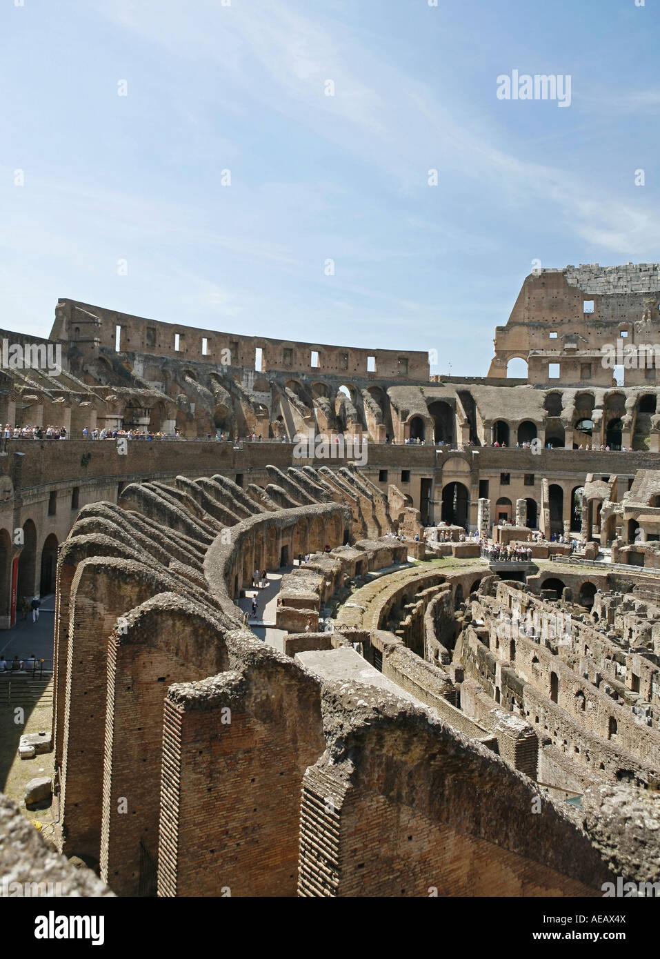 Colosseum amphitheatre Rome Lazio Italy Stock Photo - Alamy