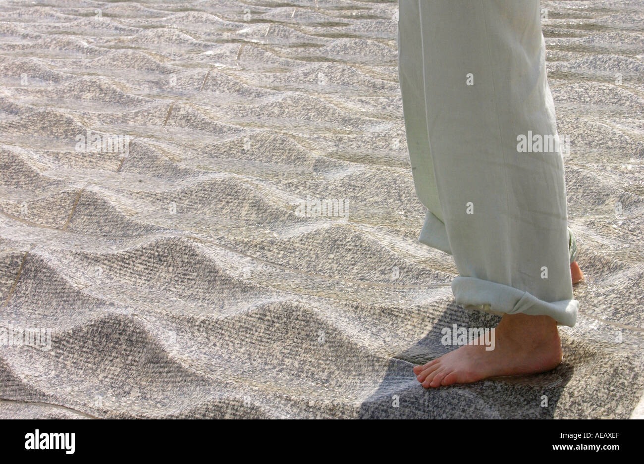 Pool section of the Diana Princess of Wales Memorial Fountain water ...